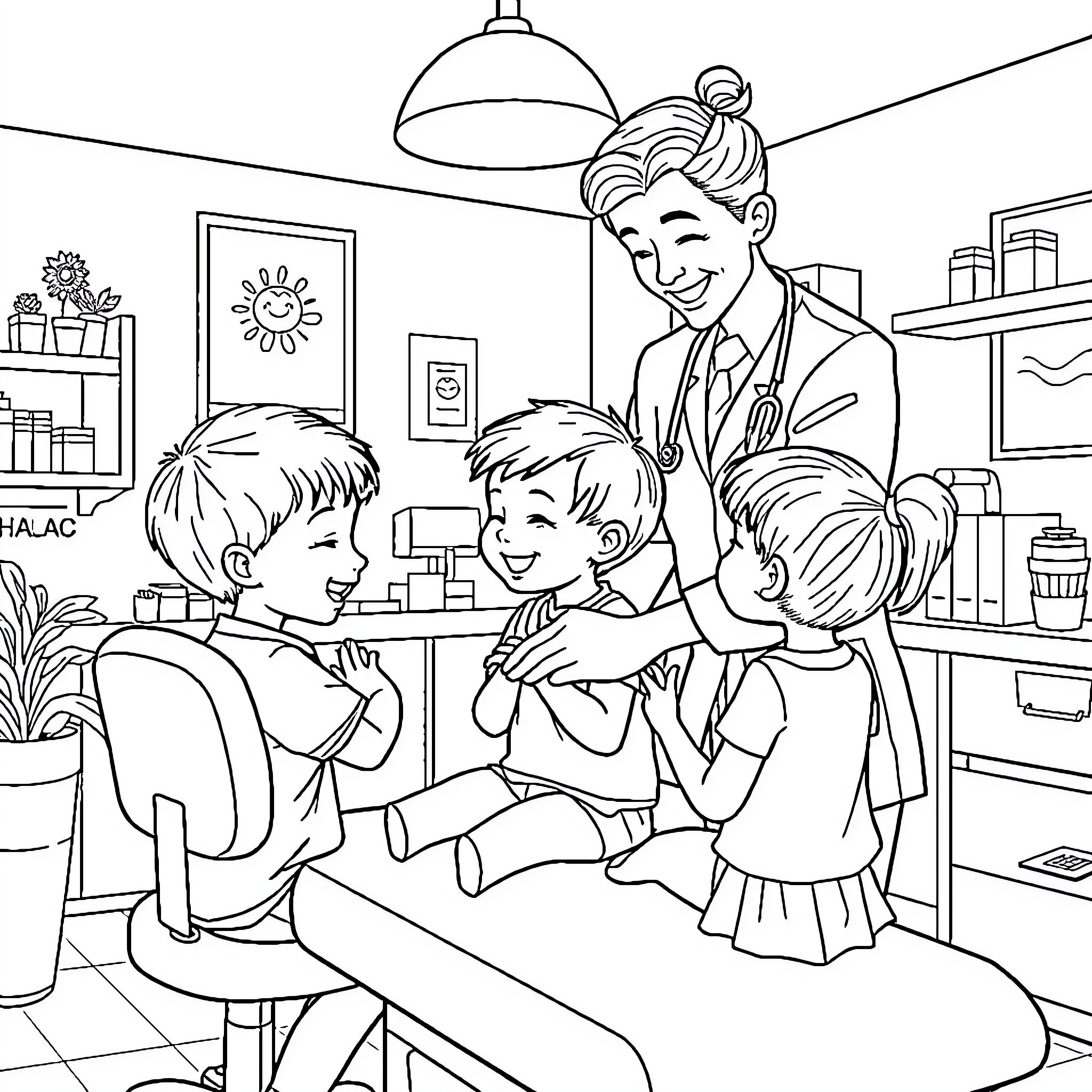 Best Chiropractor Coloring Pages (Free Printable PDF)