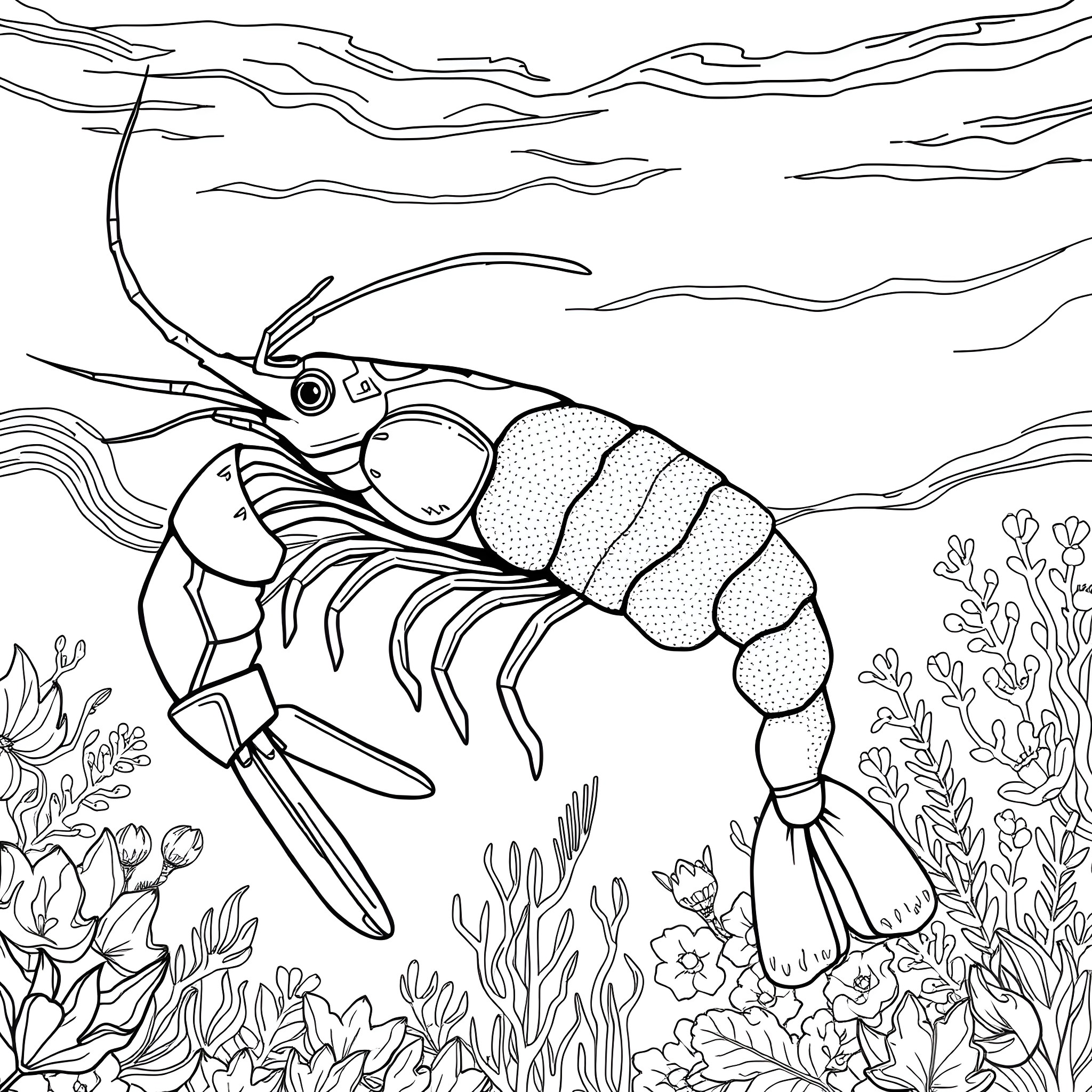Best Shrimp Coloring Pages (Free Printable PDF)