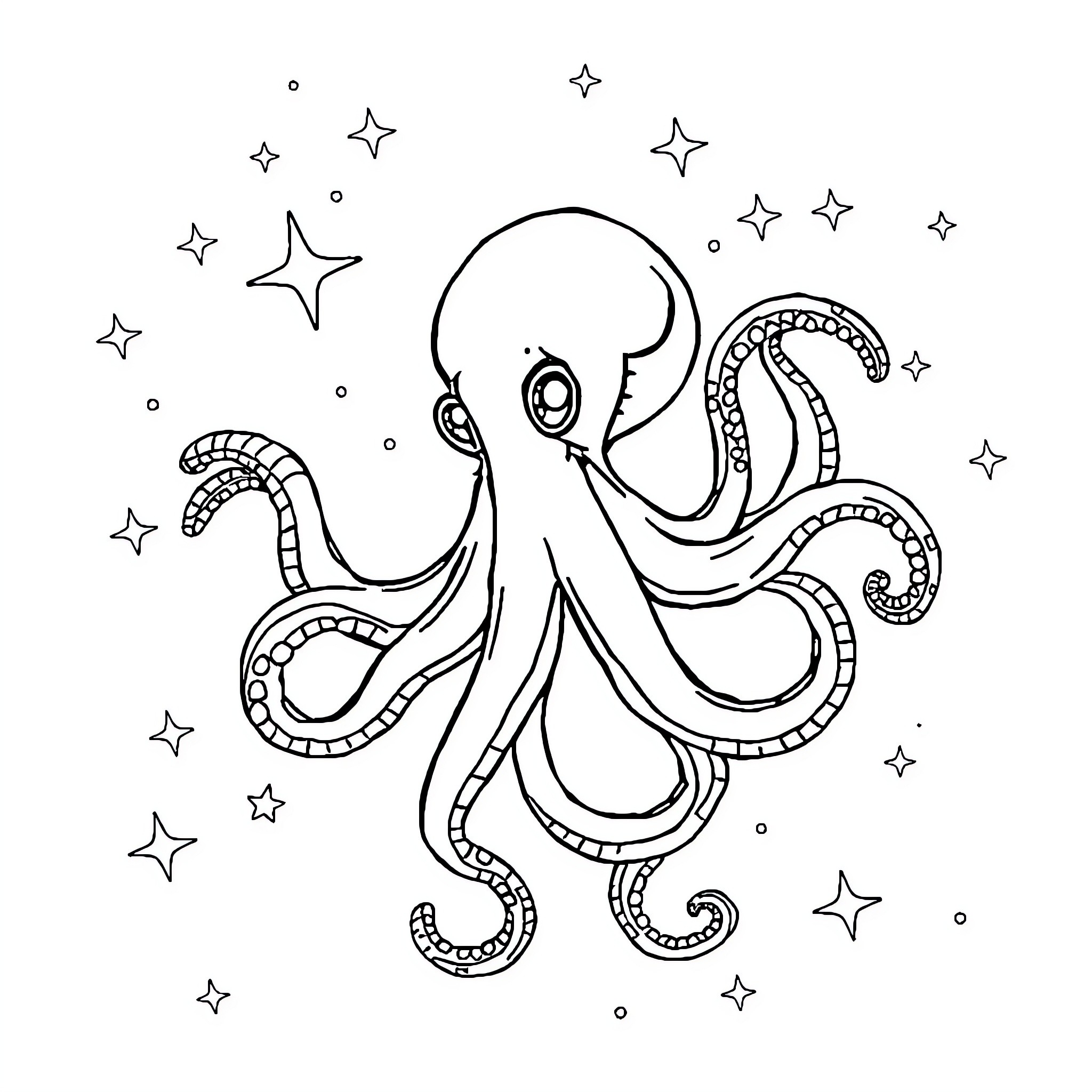 100 Best Octopus Coloring Pages (Free Printable PDFs)
