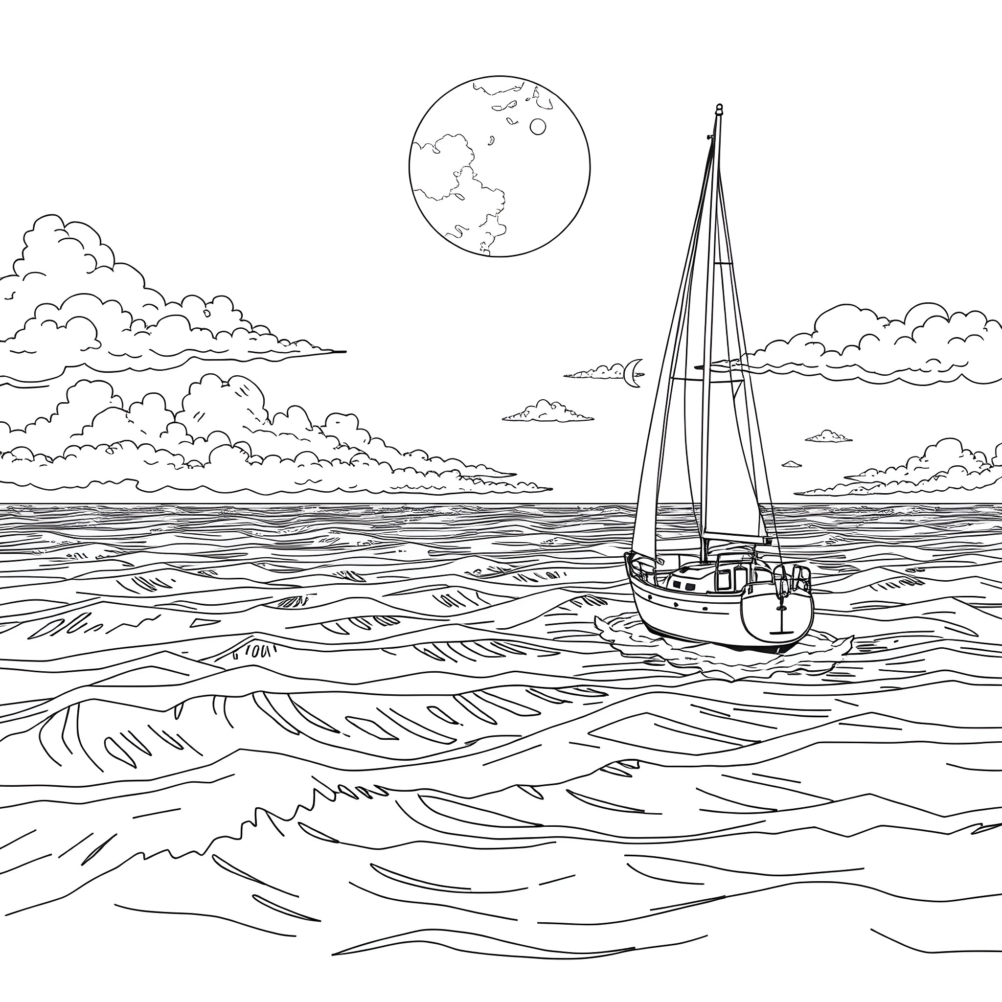 Best Boat Coloring Pages (Free Printable PDF)