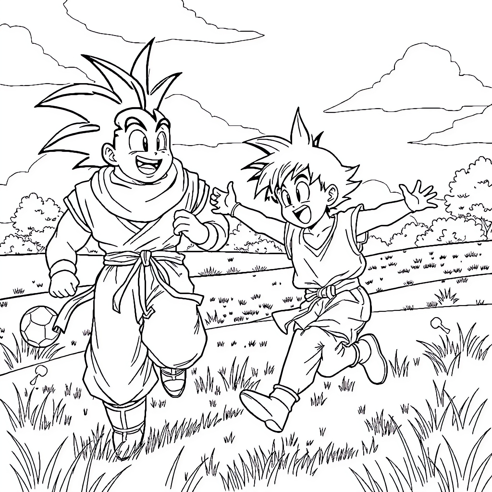 Best Goku Coloring Pages (Free Printable PDF)