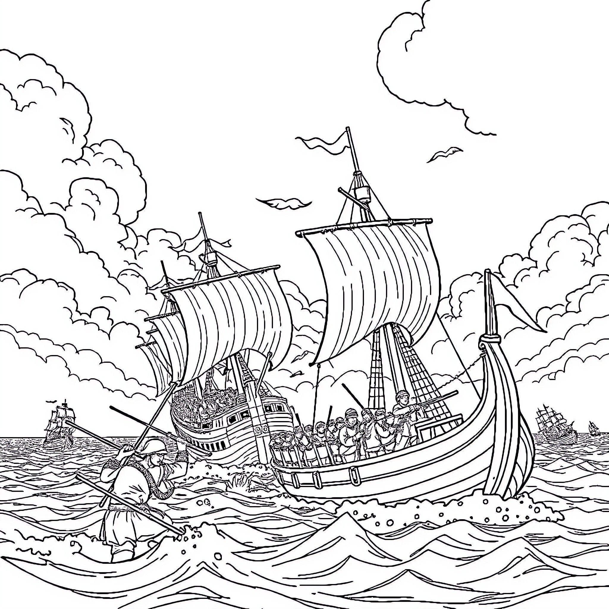 Best Battle of Angamos Coloring Pages (Free Printable PDF)