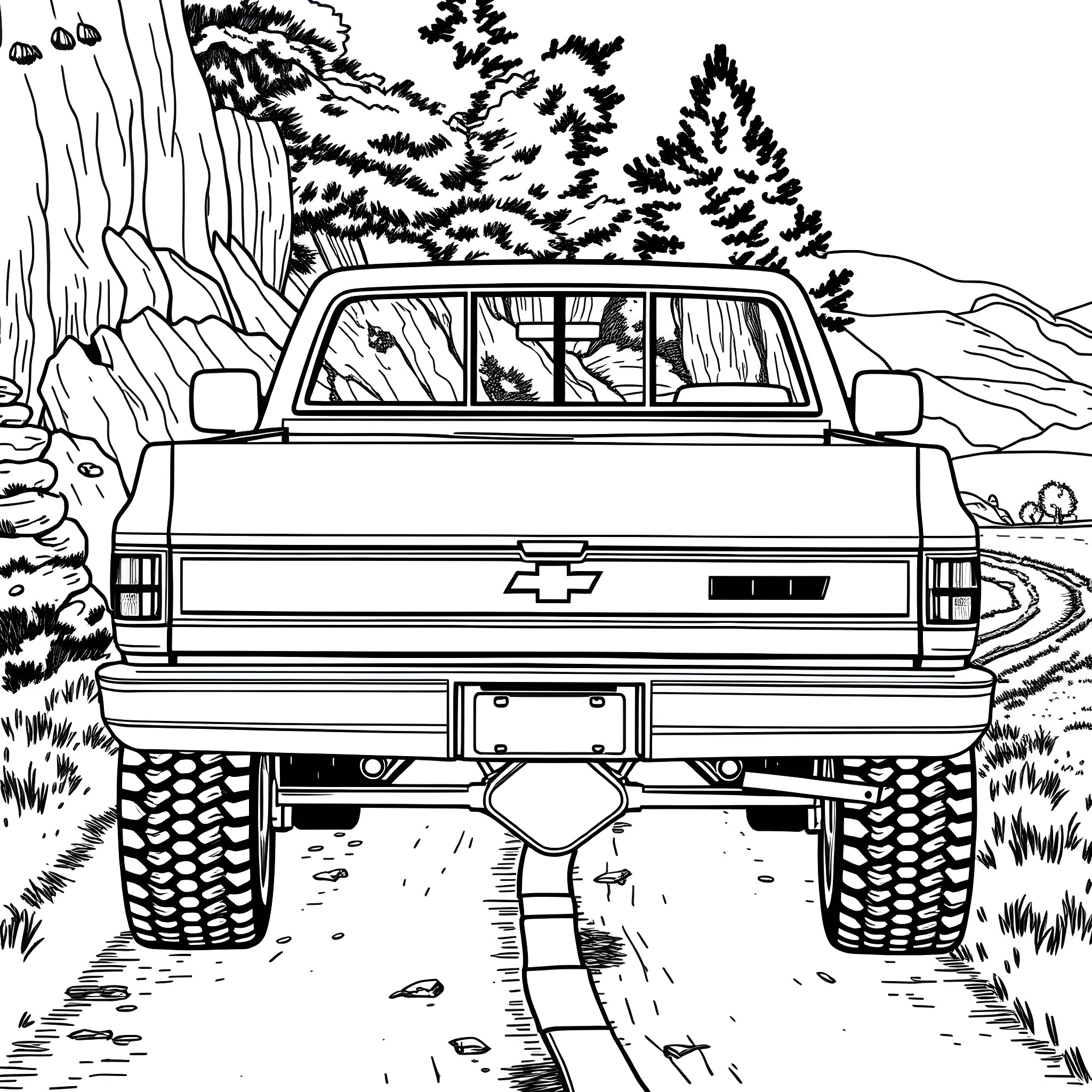 Best Chevy Coloring Pages (Free Printable PDF)
