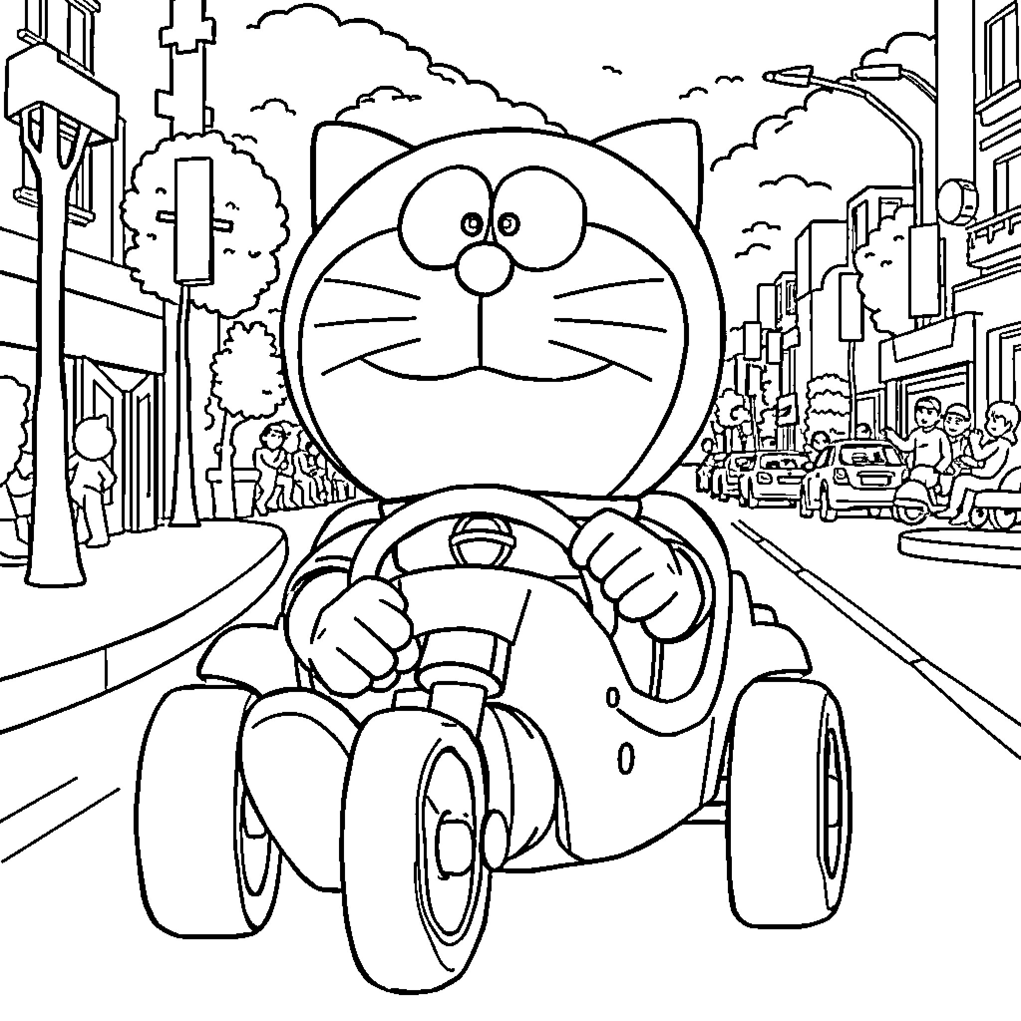 Best Doraemon Coloring Pages (Free Printable PDF)