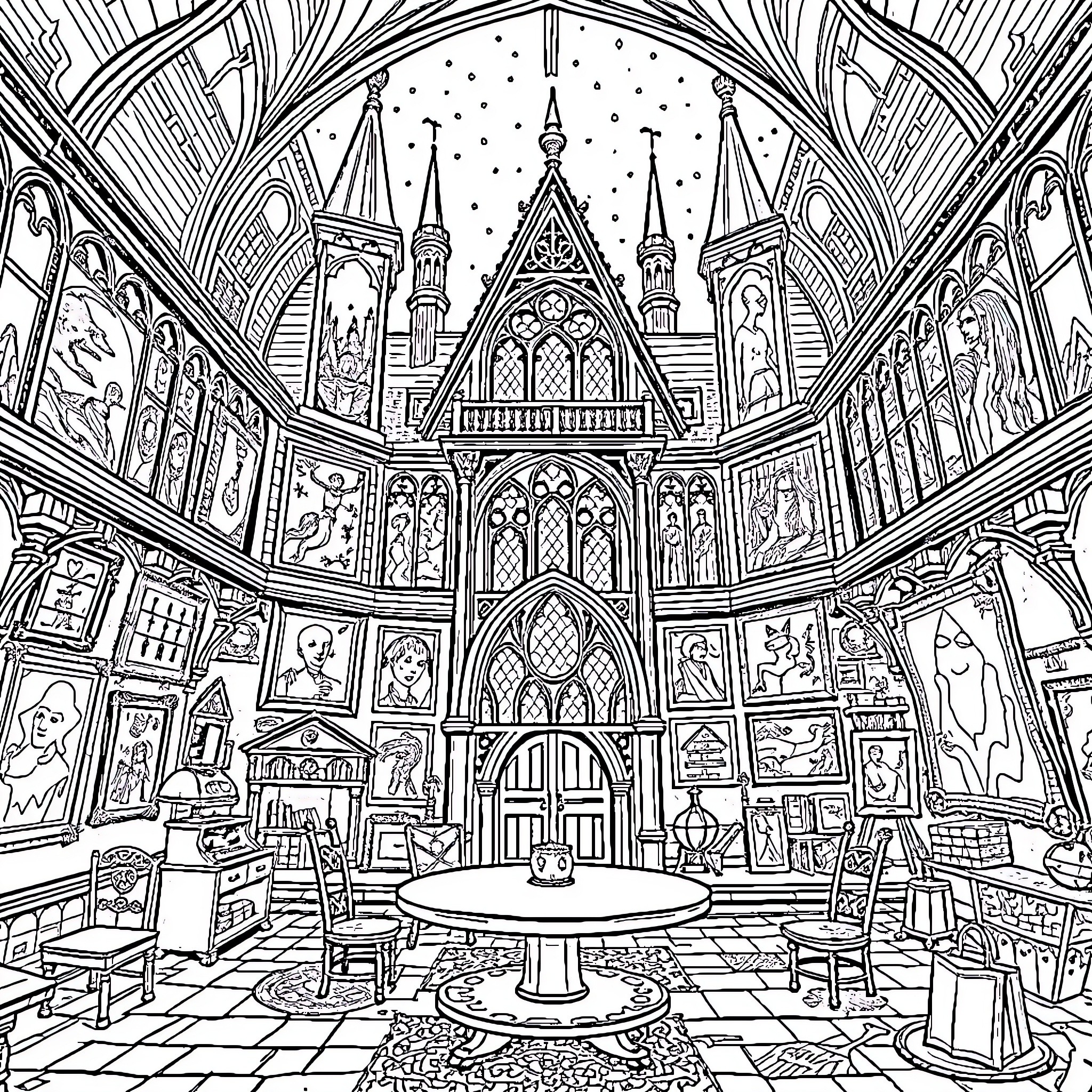 641 Best Harry Potter Coloring Pages (Free Printable PDFs)