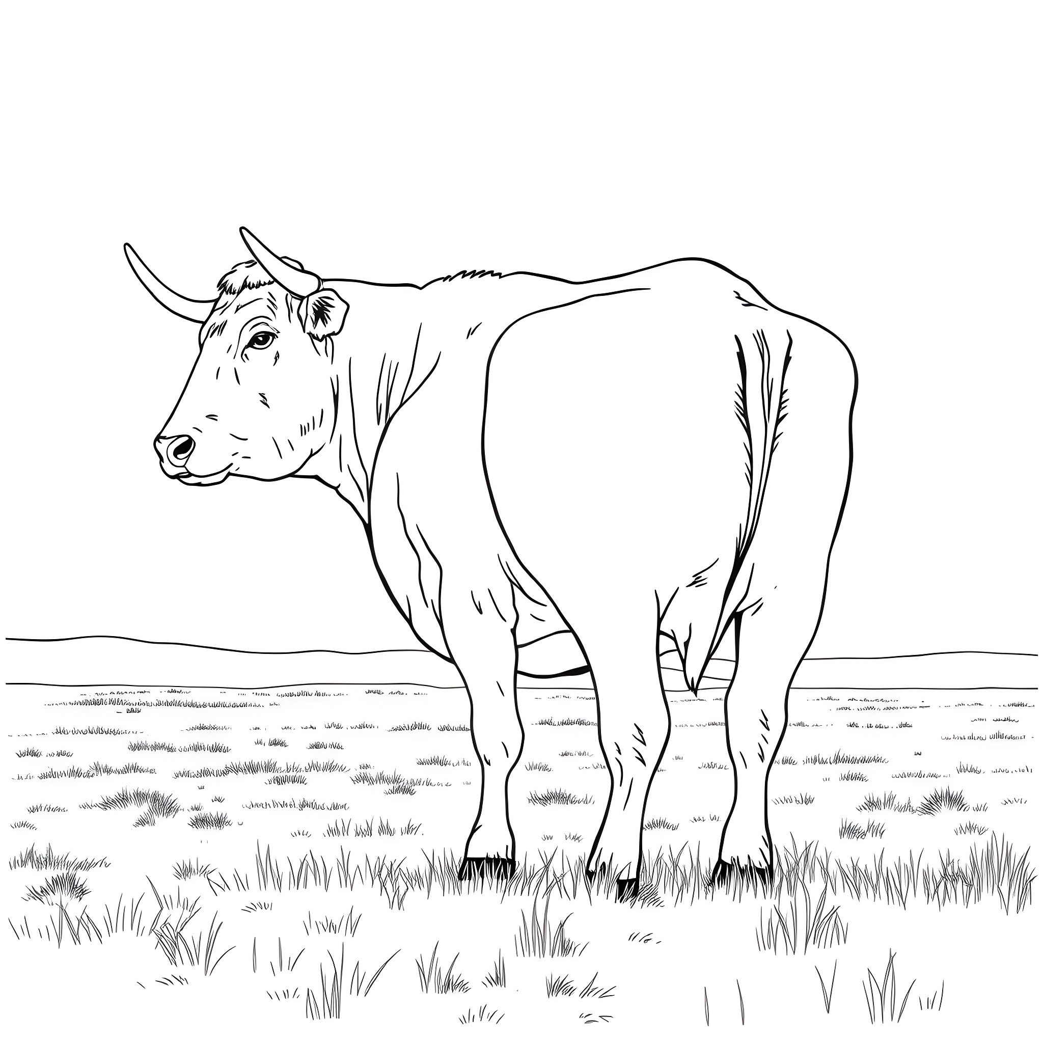 45 Best Ox Coloring Pages (Free Printable PDFs)