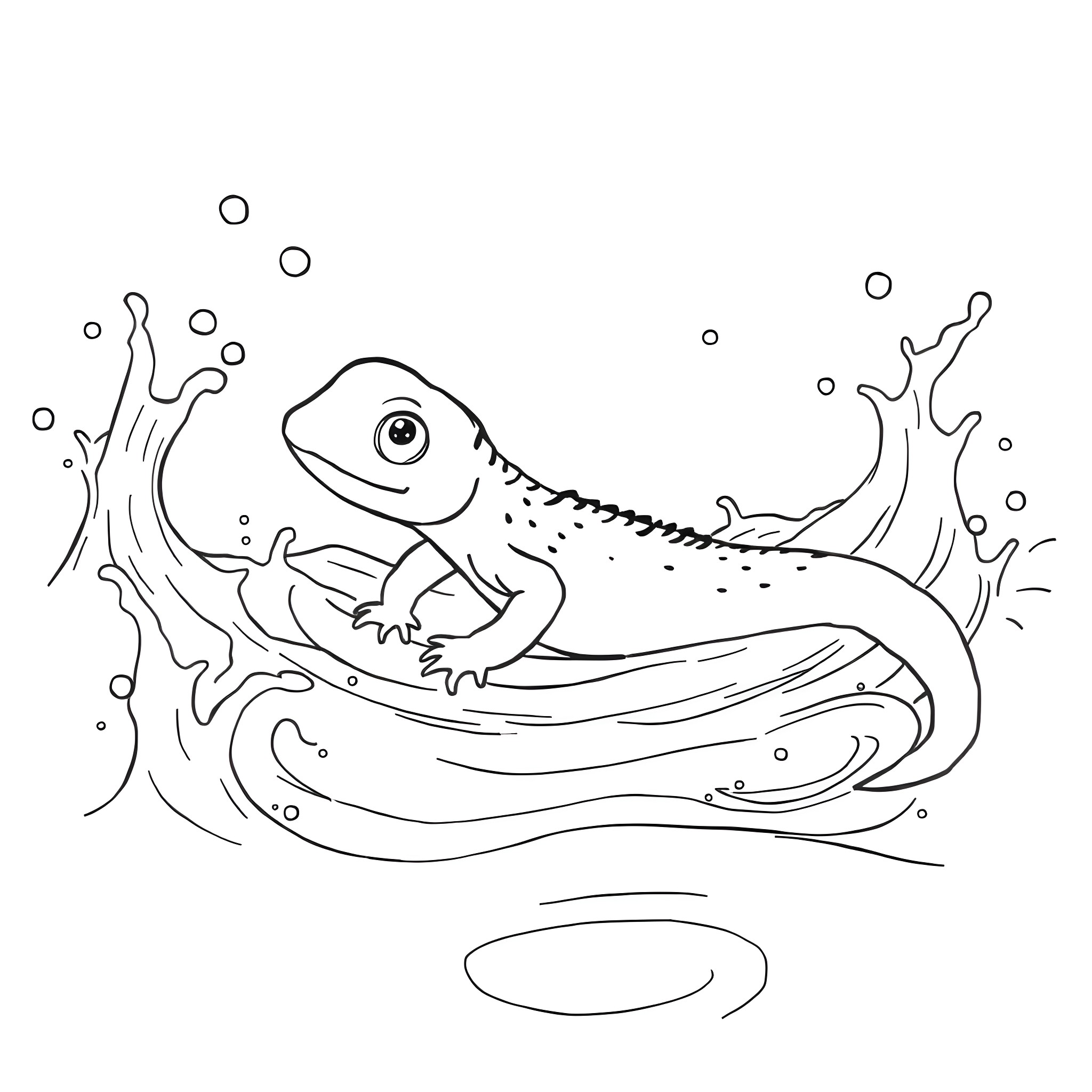 Best Newt Coloring Pages (Free Printable PDF)