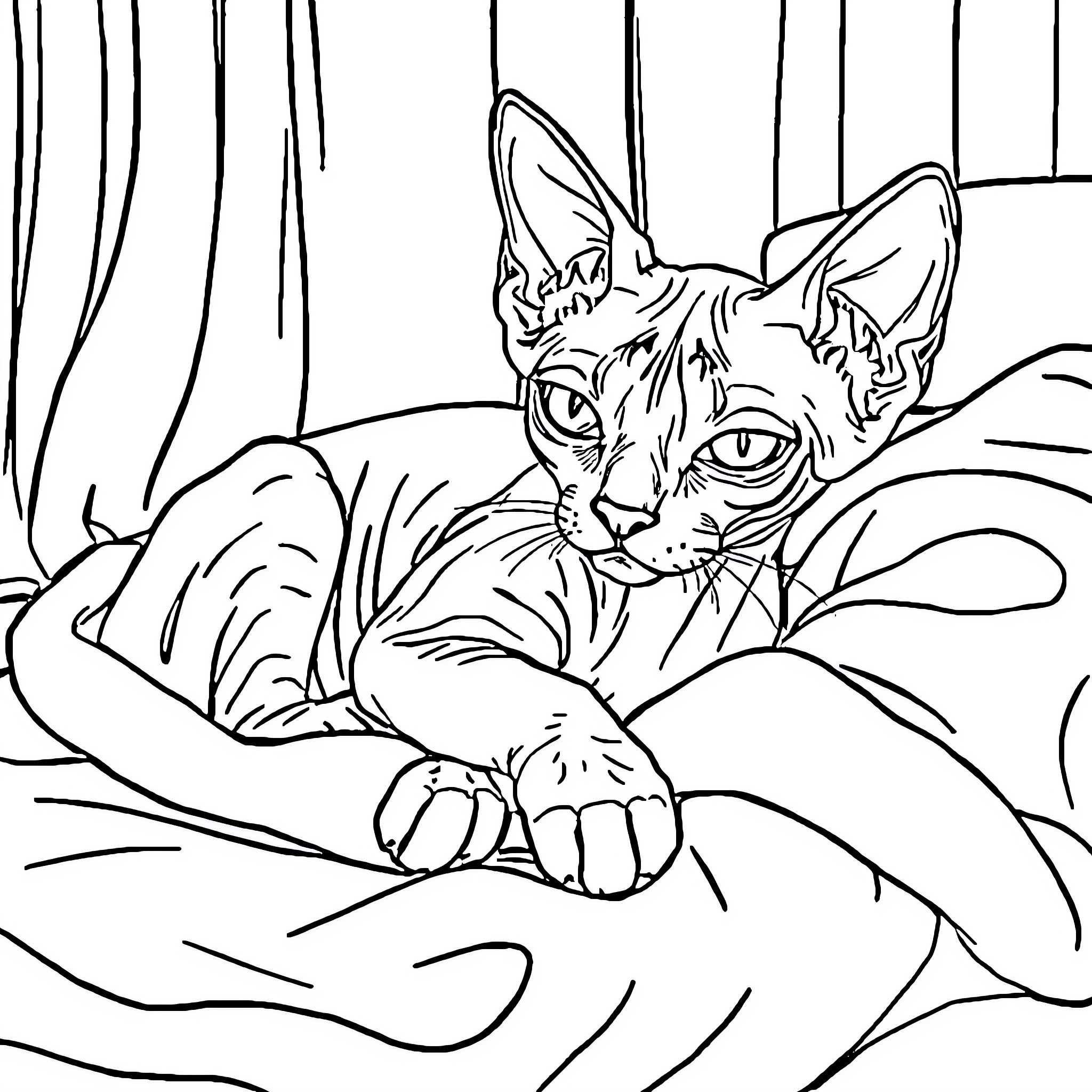 Best Sphynx Coloring Pages (Free Printable PDF)