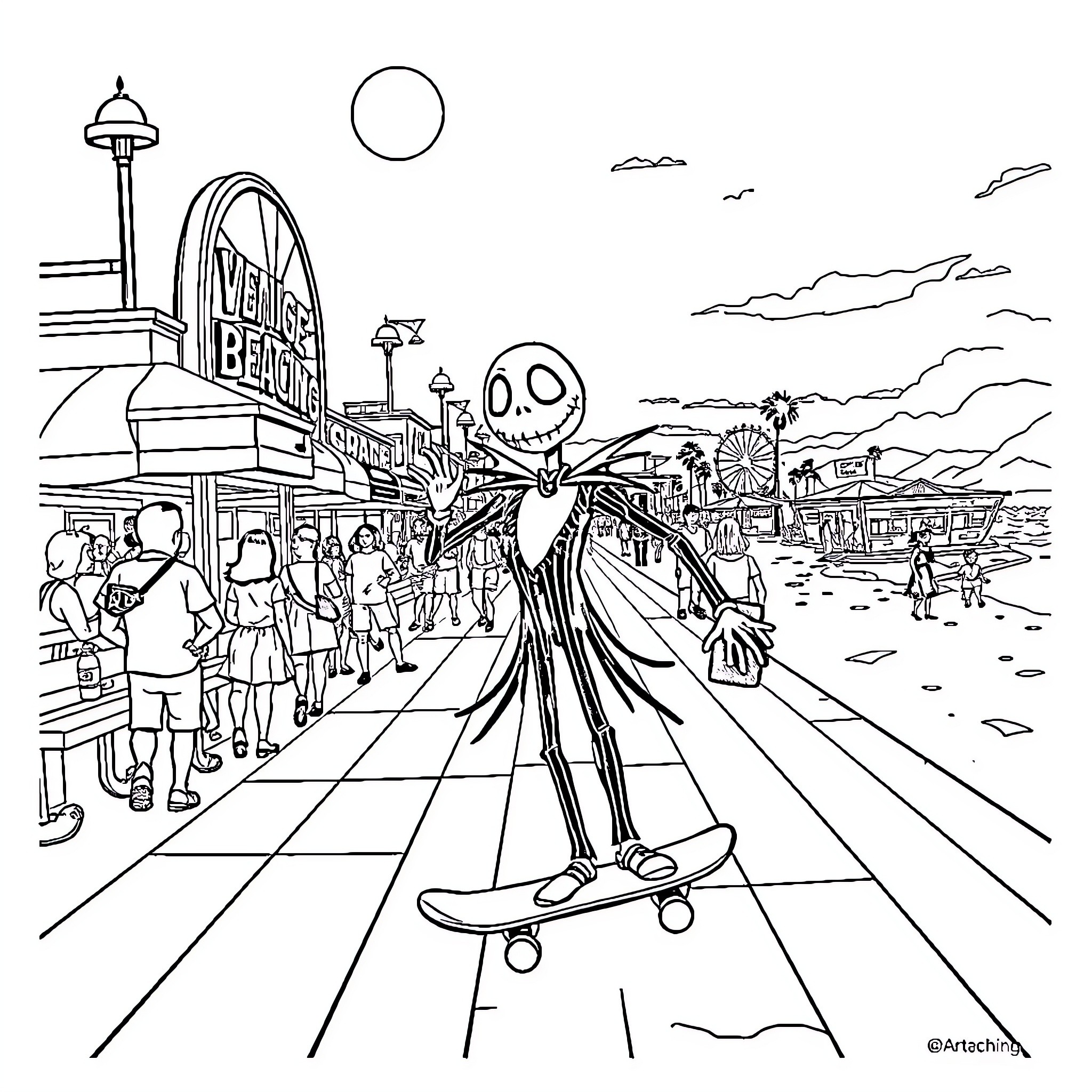 Best Jack Skellington Coloring Pages (Free Printable PDF)