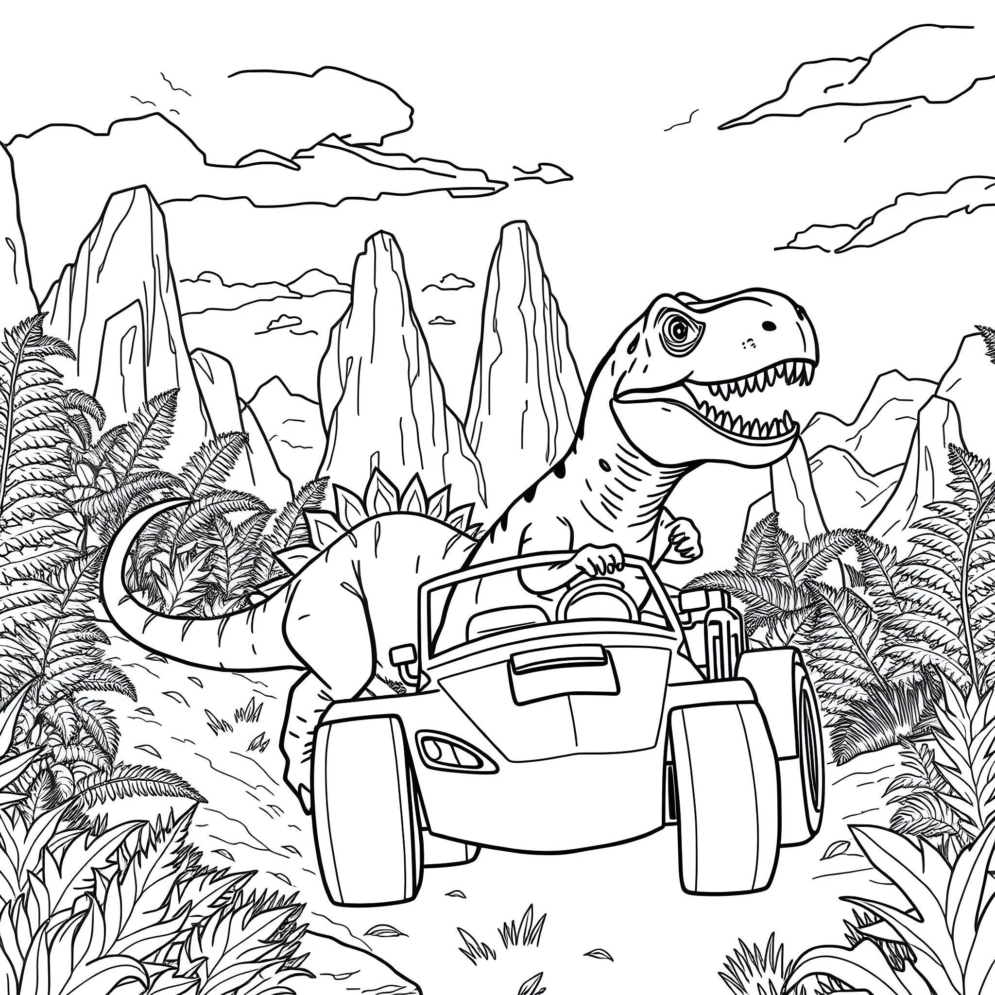 Best Tsintaosaurus Coloring Pages (Free Printable PDF)