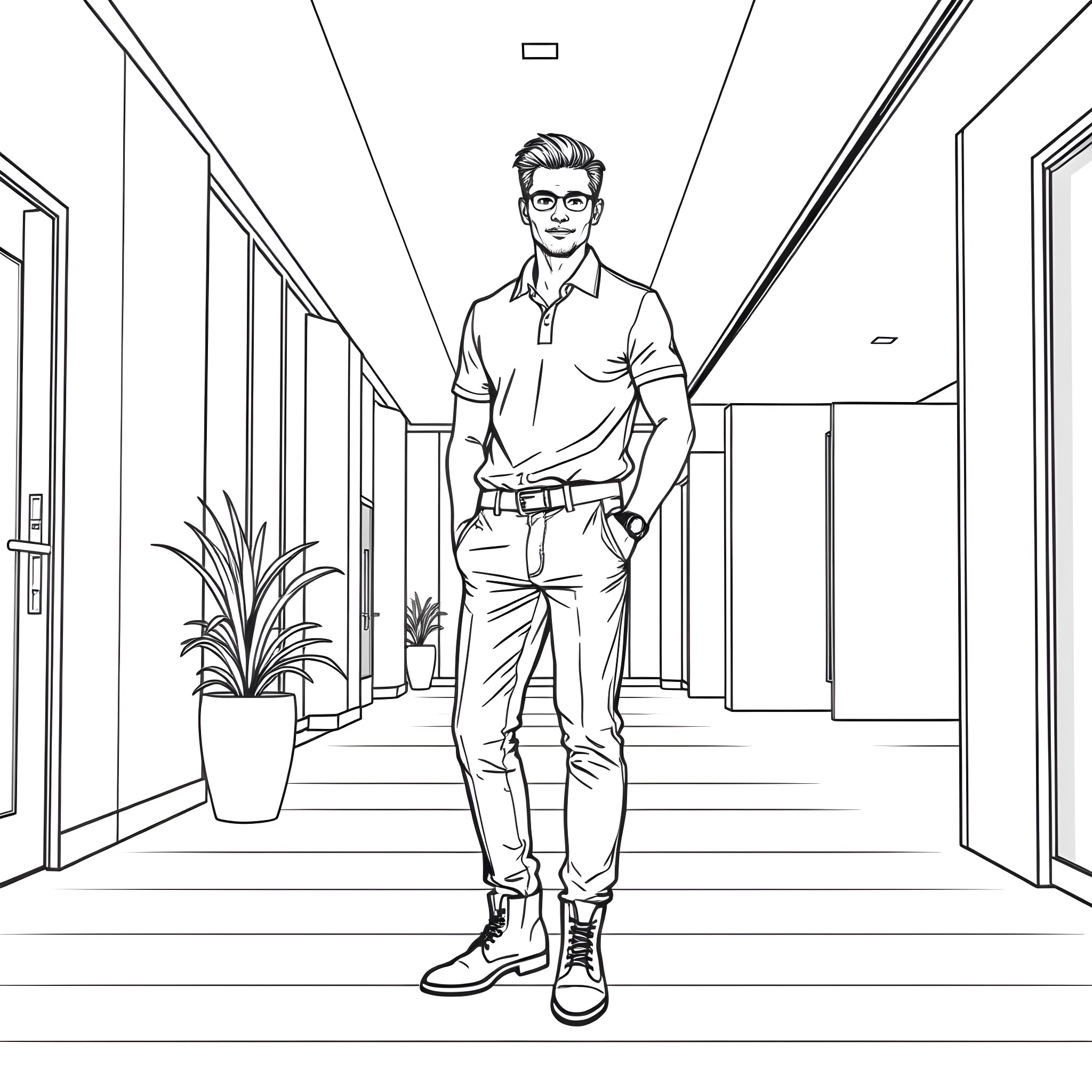 211 Best Man Coloring Pages (Free Printable PDFs)