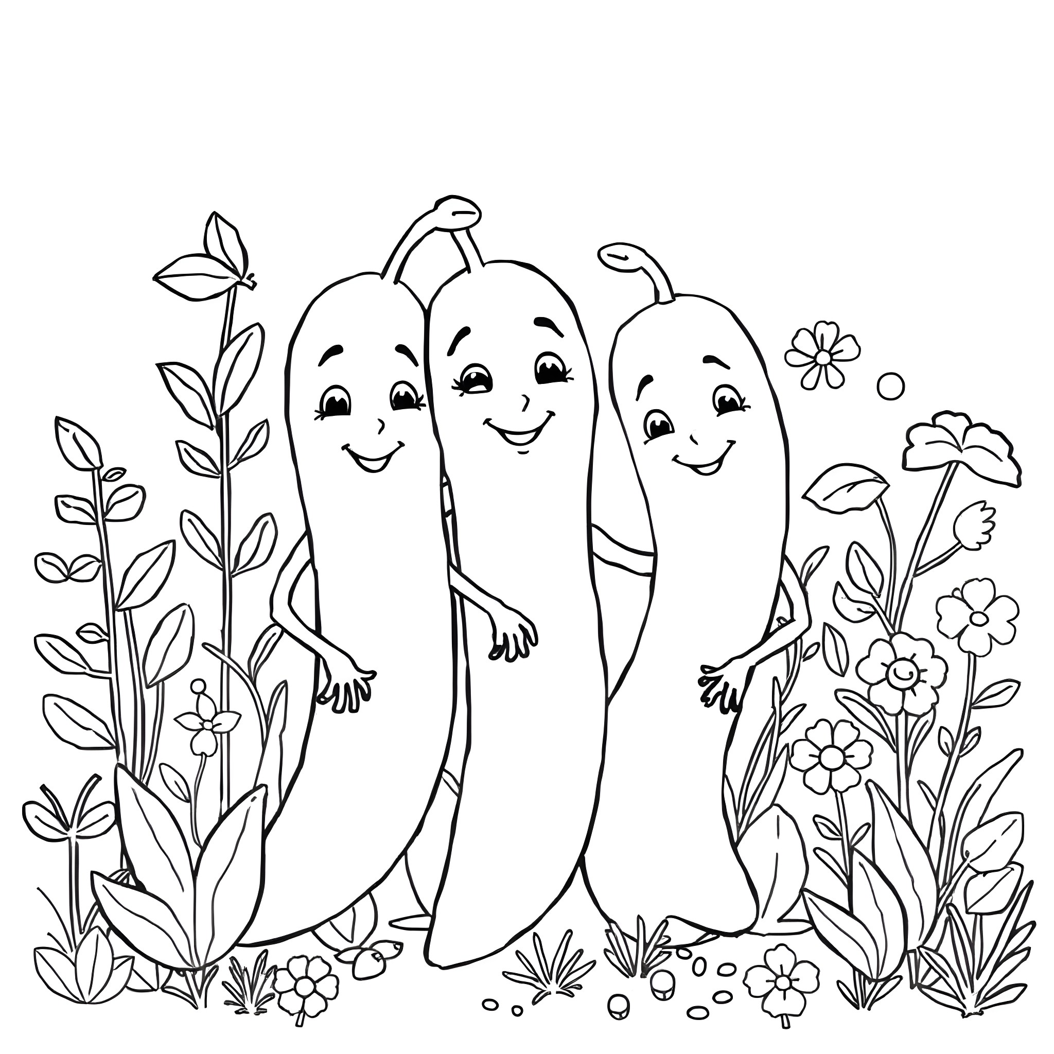 Best Bean Coloring Pages (Free Printable PDF)