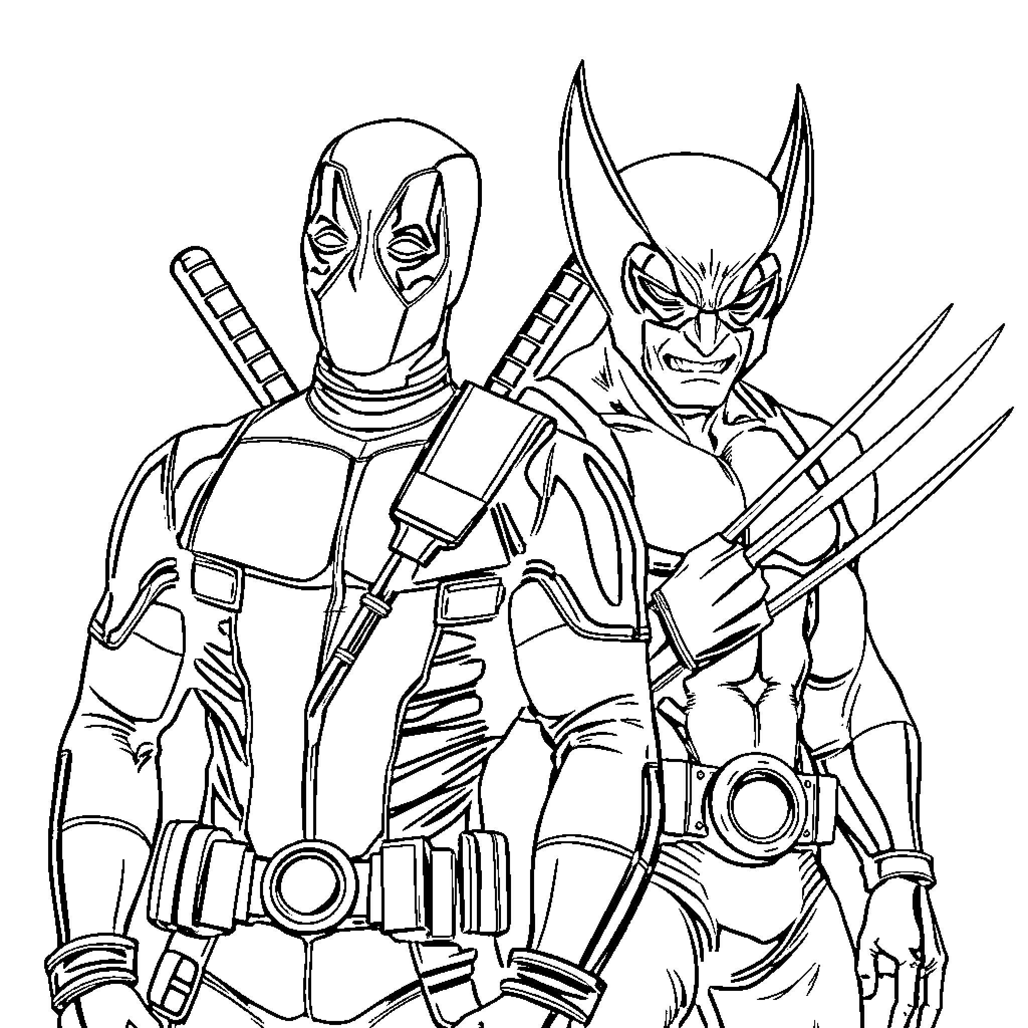Best Deadpool Coloring Pages (Free Printable PDF)