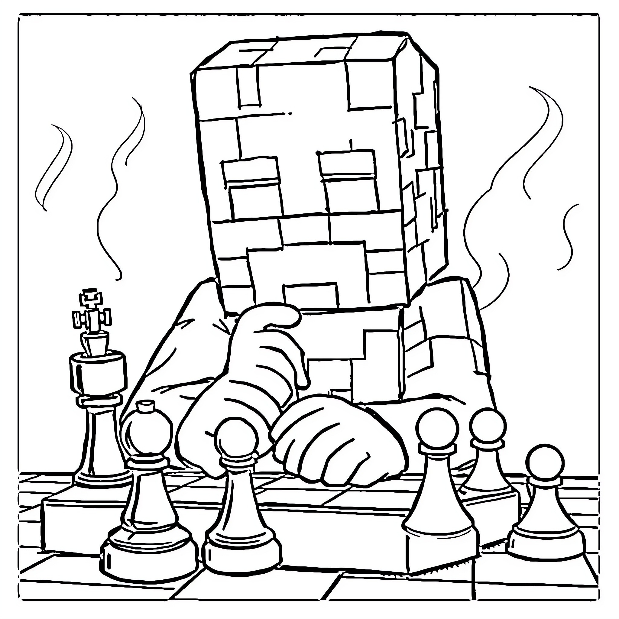 Best Creeper Coloring Pages (Free Printable PDF)