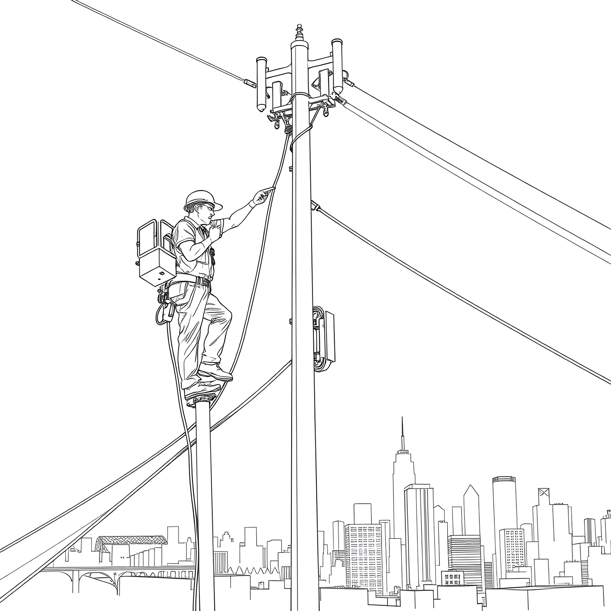 1 Best Telecommunications Engineer Coloring Pages (Free Printable PDFs)