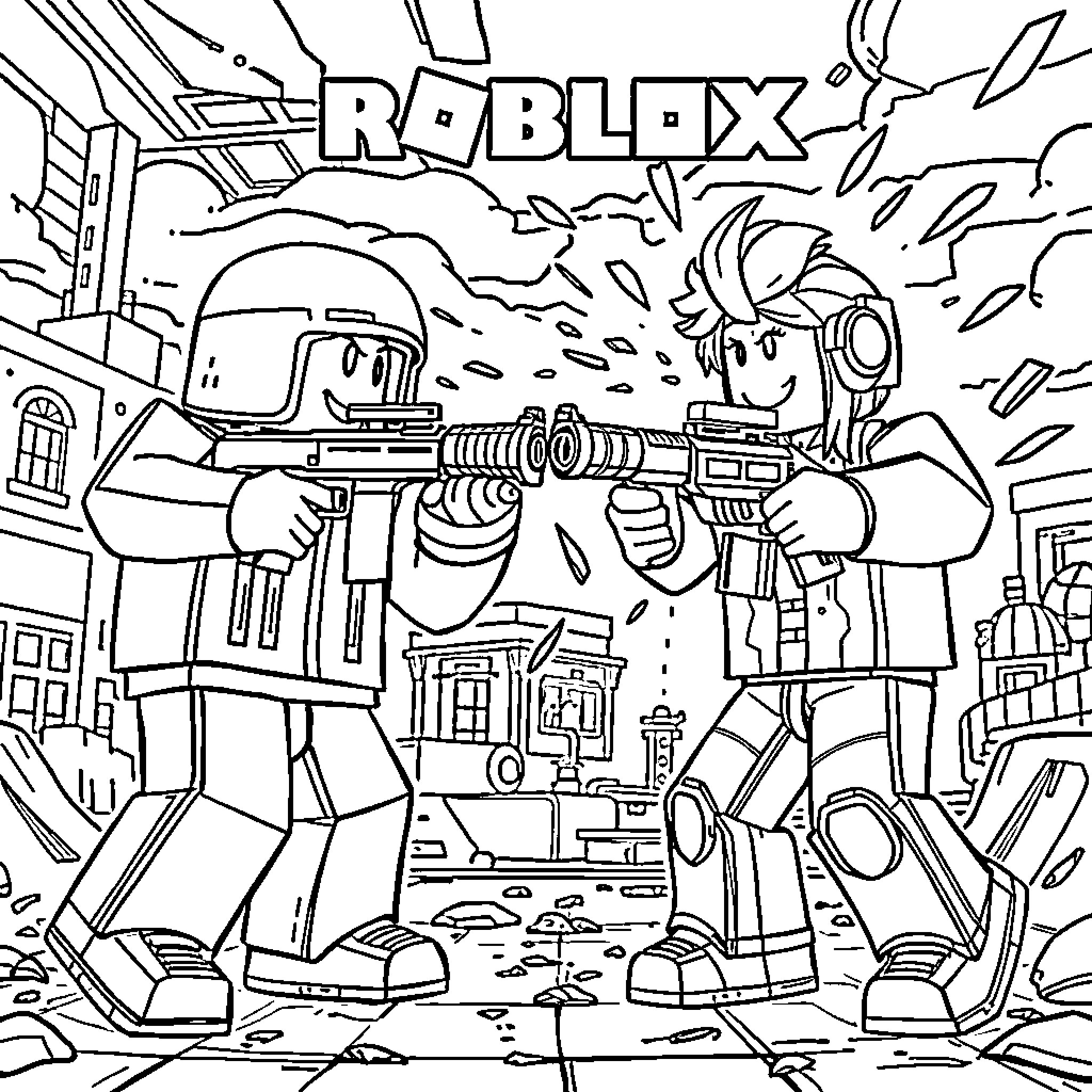 Best Gun Coloring Pages (Free Printable PDF)
