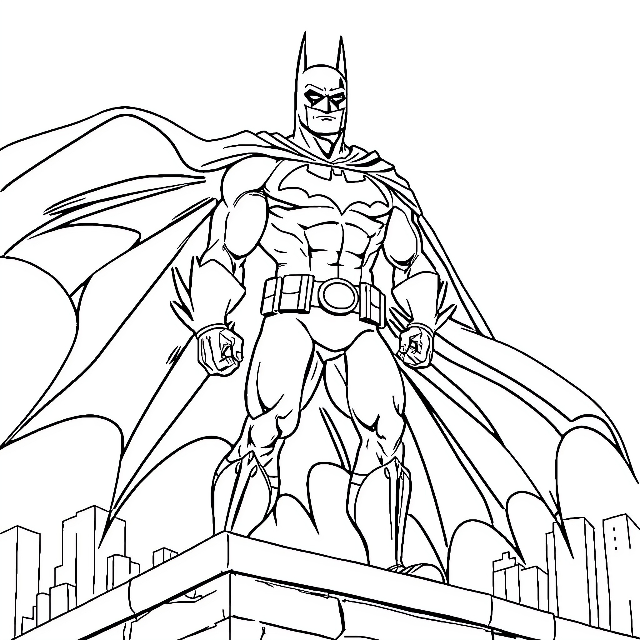 Best Batman Coloring Pages (Free Printable PDF)
