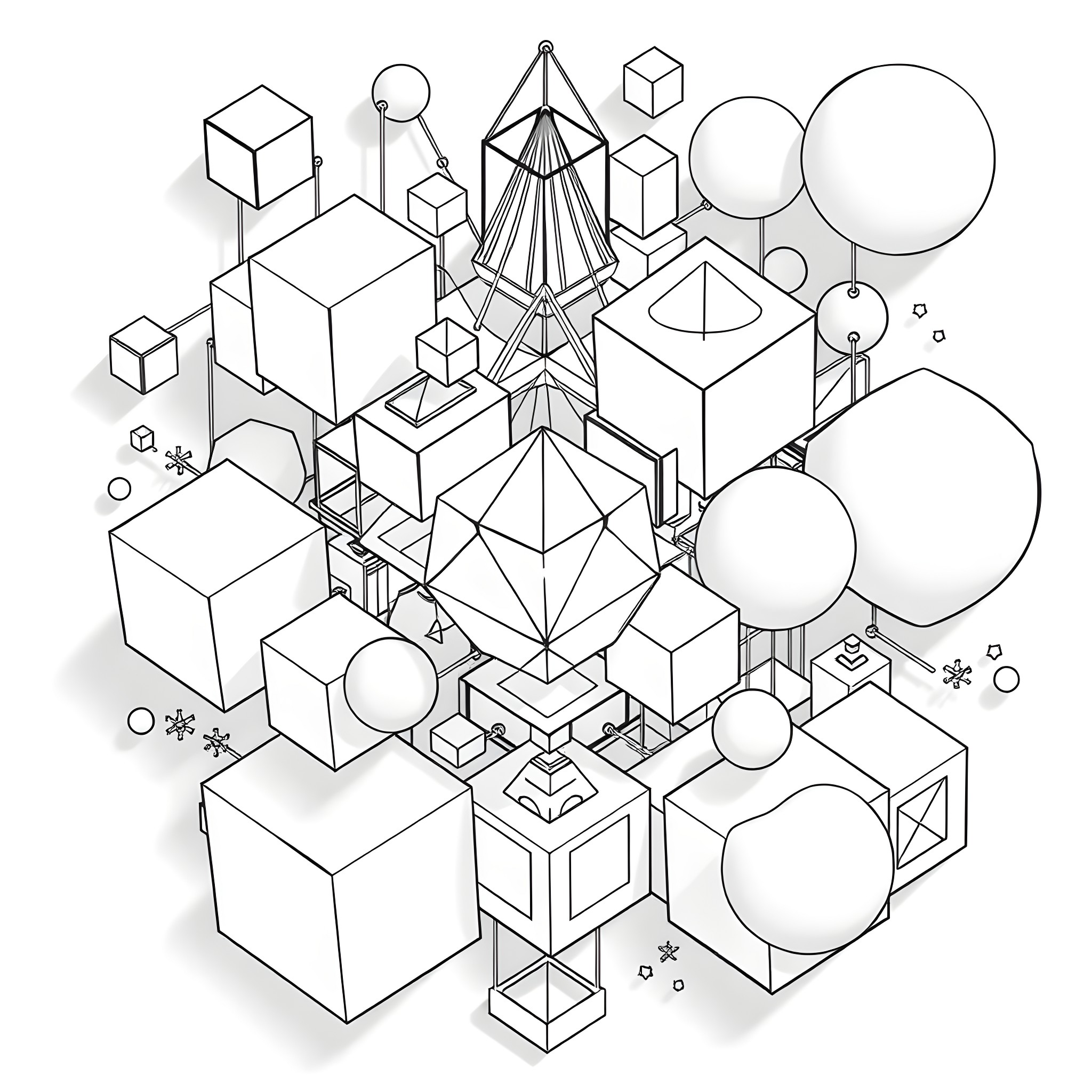 Best Geometric Shape Coloring Pages (Free Printable PDF)