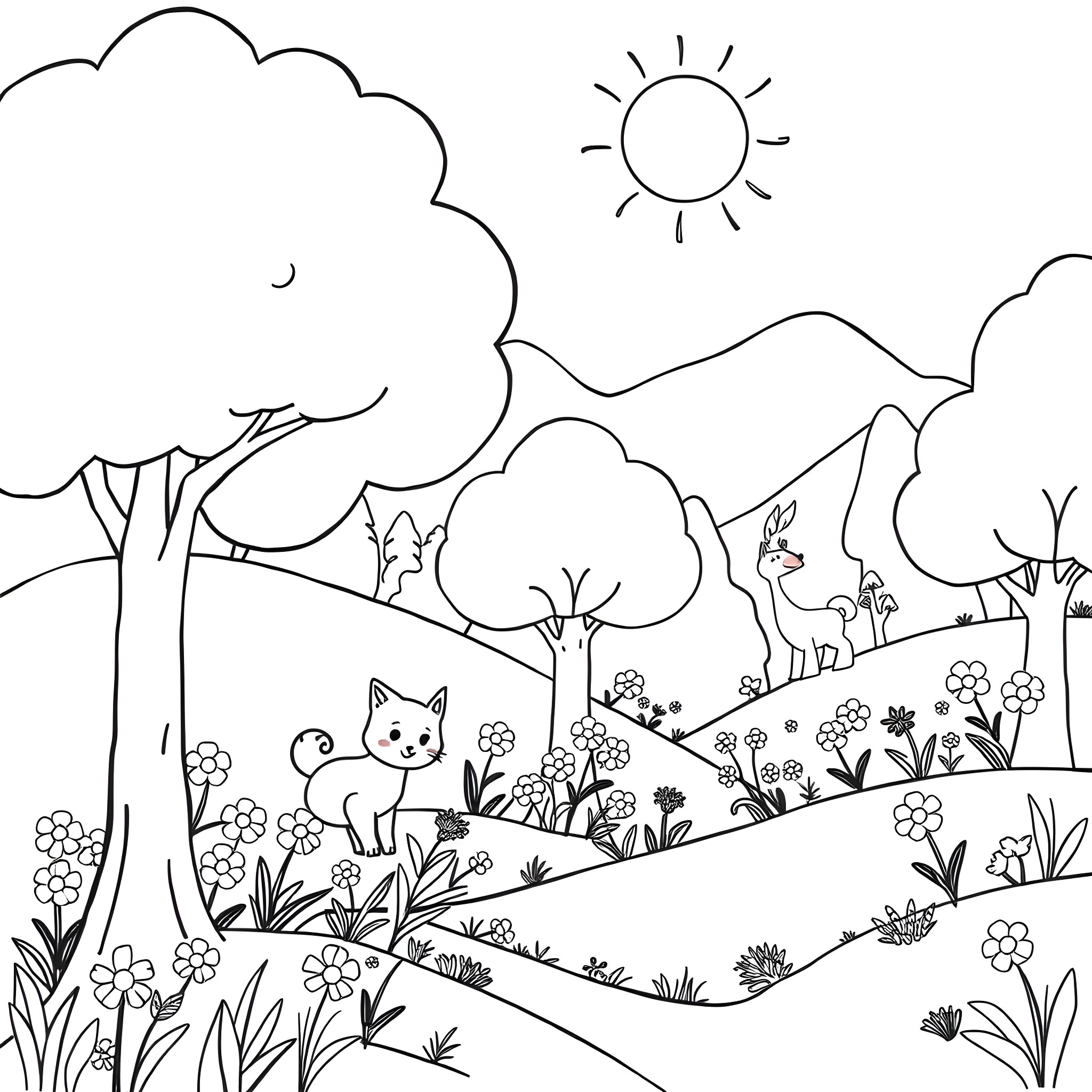 84 Best Forest Coloring Pages (Free Printable PDFs)