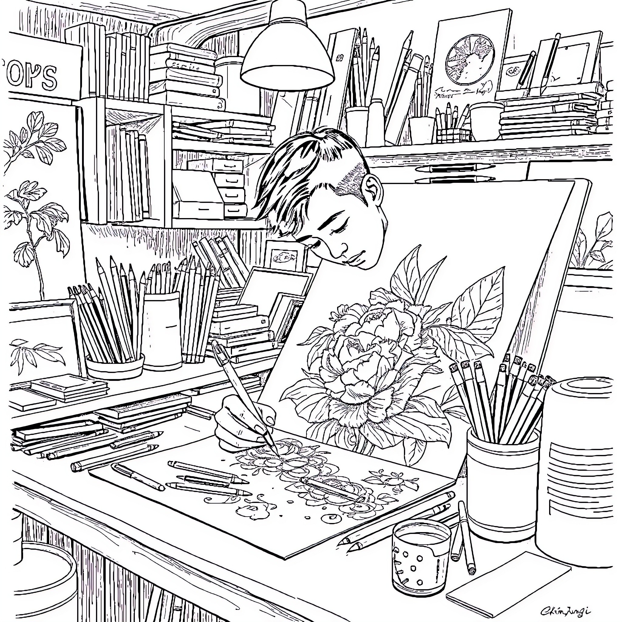 Best Kim Jung Gi Coloring Pages (Free Printable PDF)