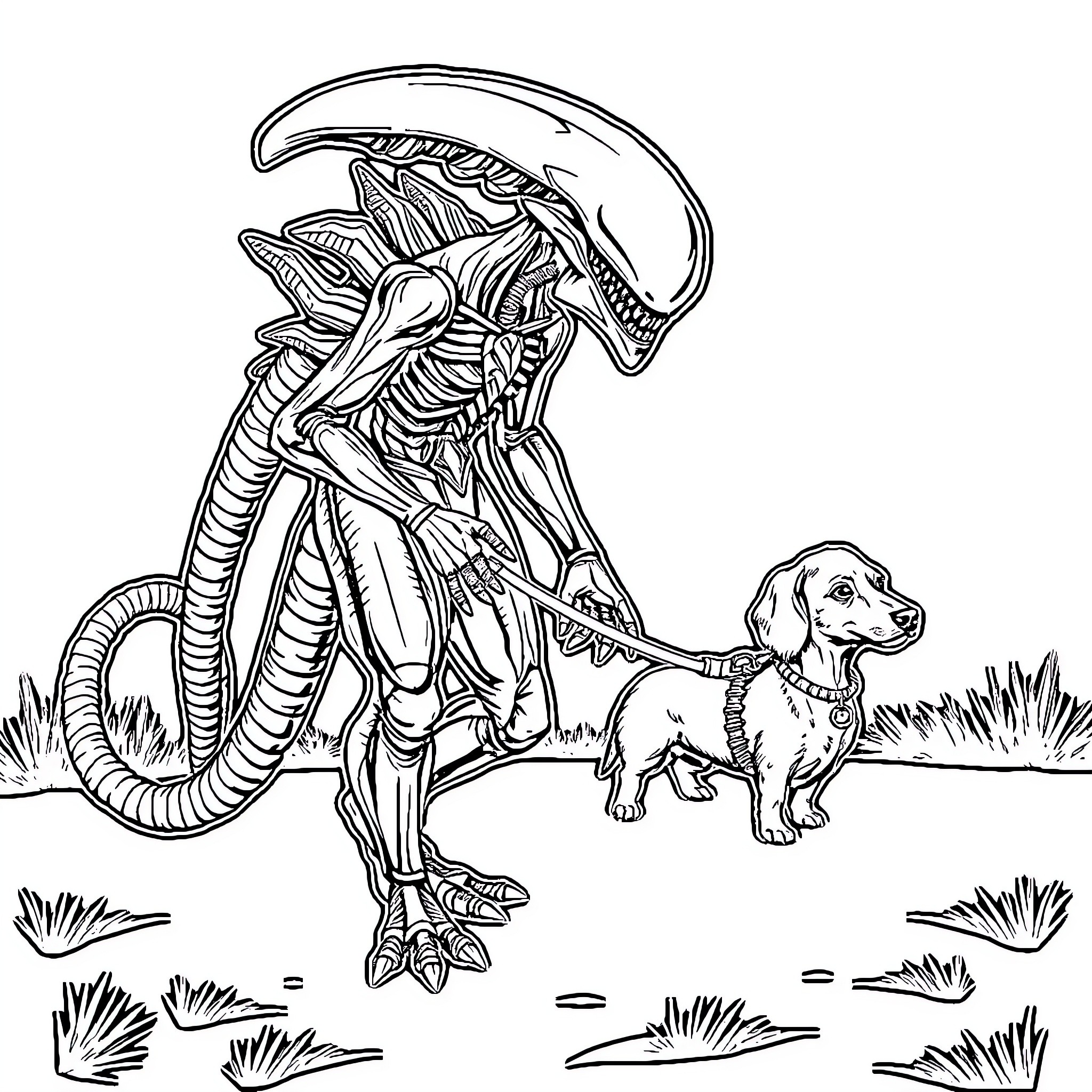 Best Xenomorph Coloring Pages (Free Printable PDF)