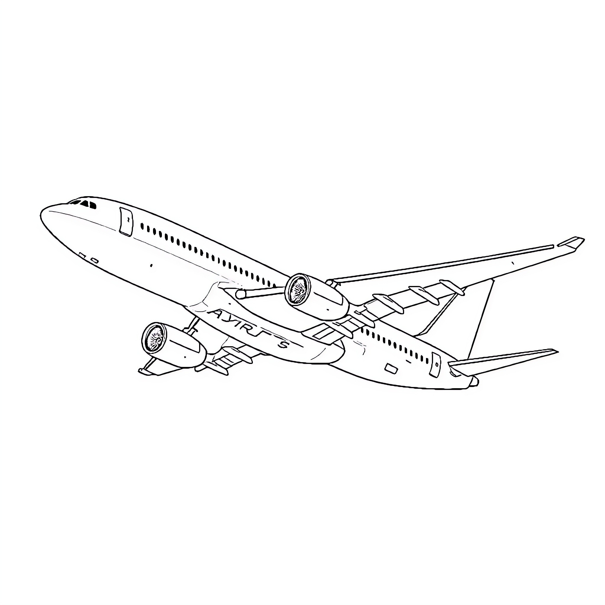 Best Airbus Coloring Pages (Free Printable PDF)
