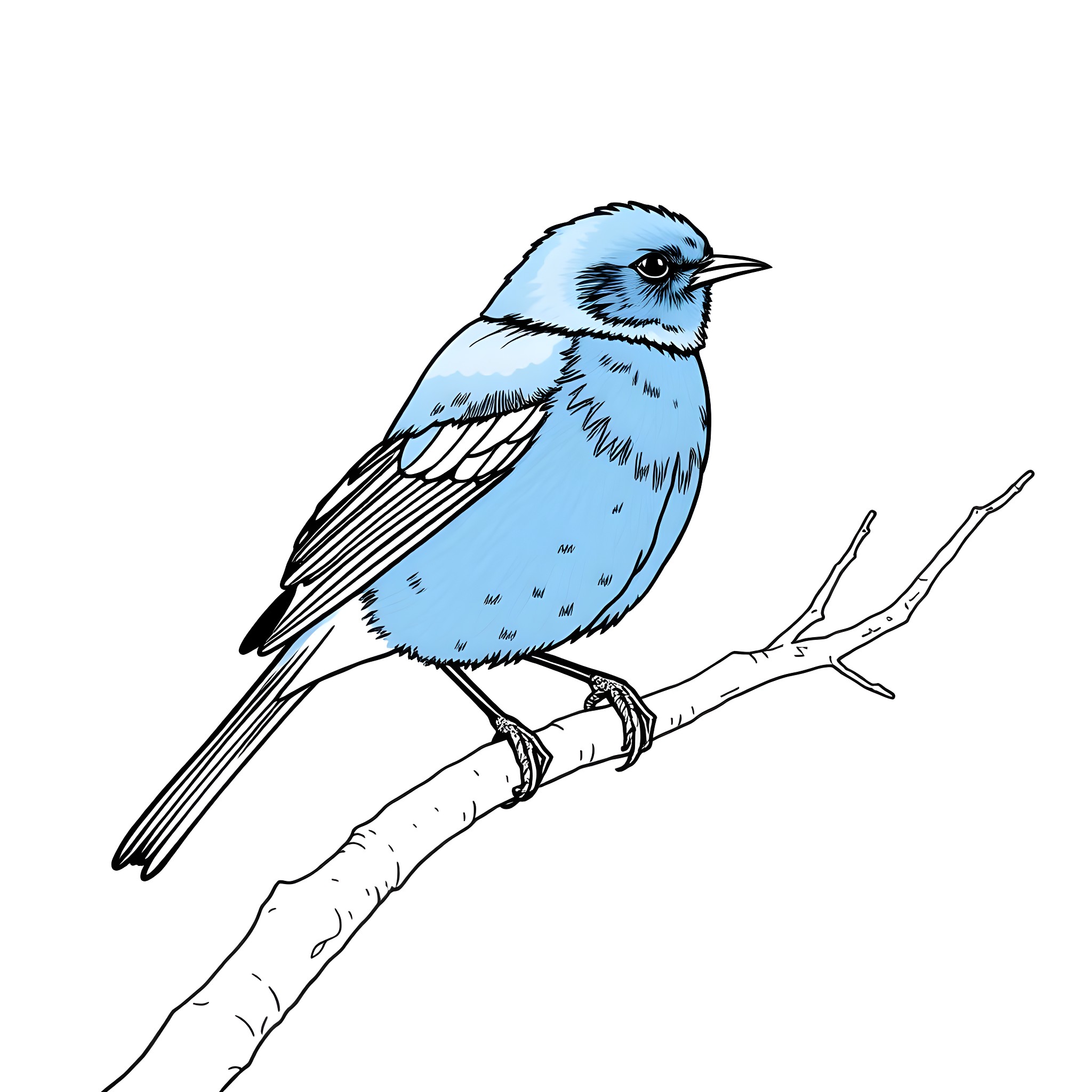 Best Indigo Bunting Coloring Pages (Free Printable PDF)