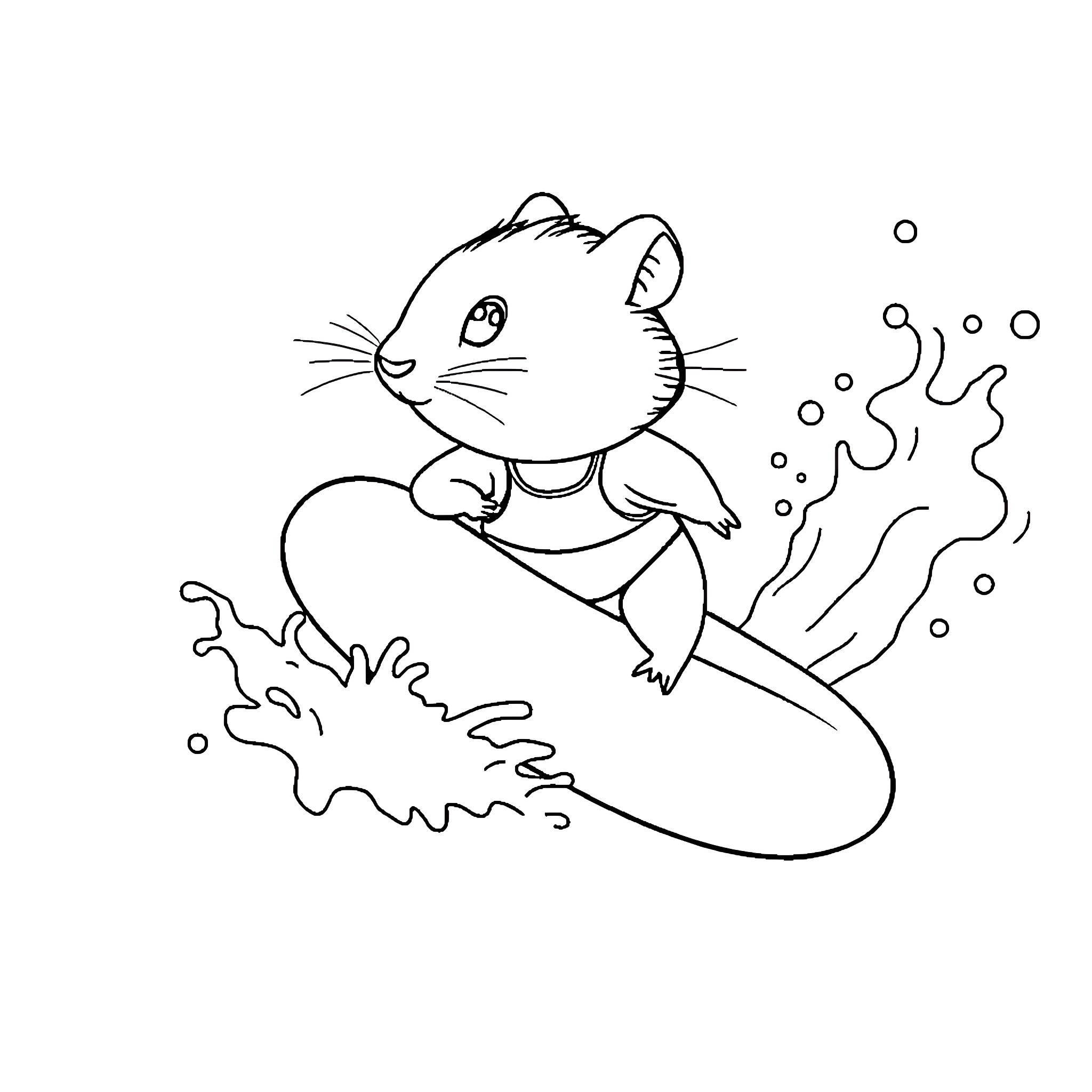 Best Hamster Coloring Pages (Free Printable PDF)