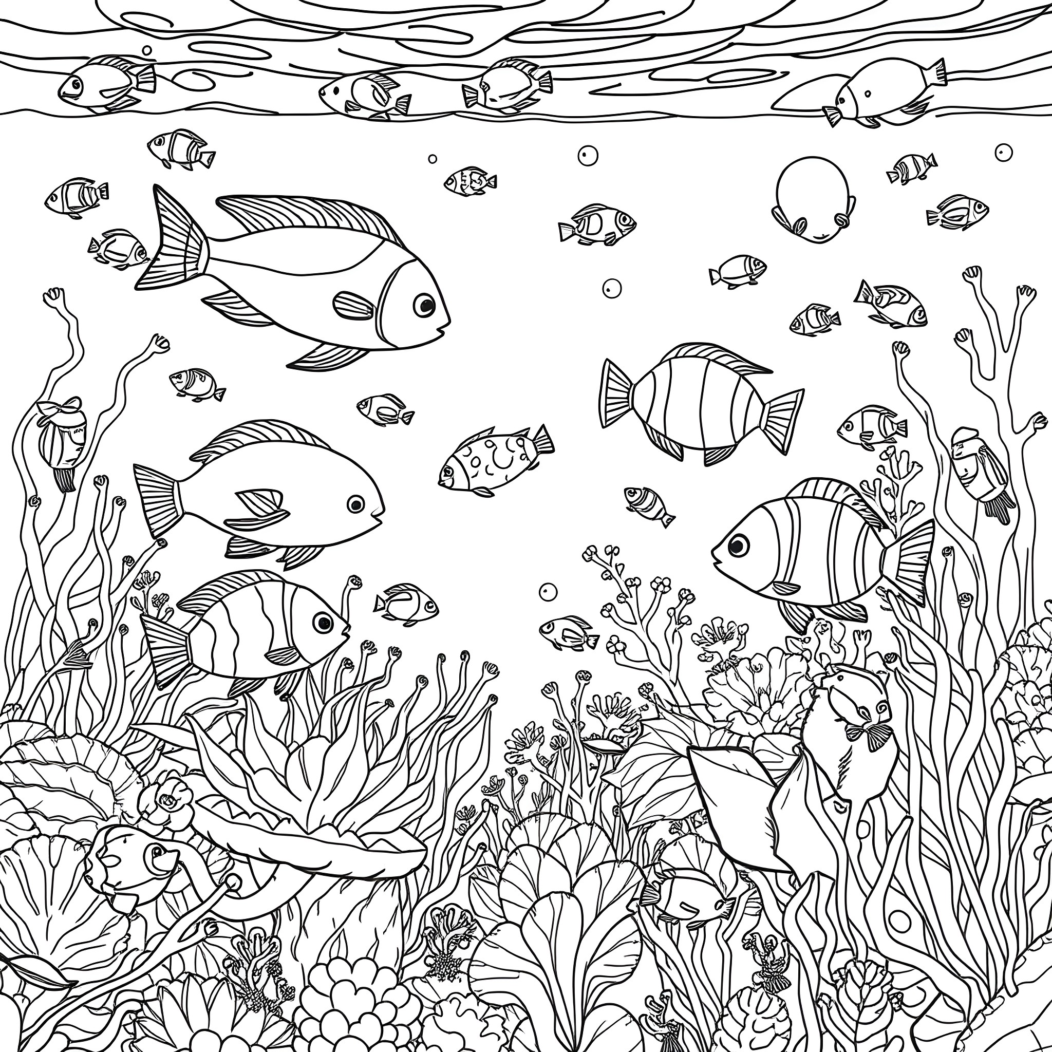 133 Best Fish Coloring Pages (Free Printable PDFs)