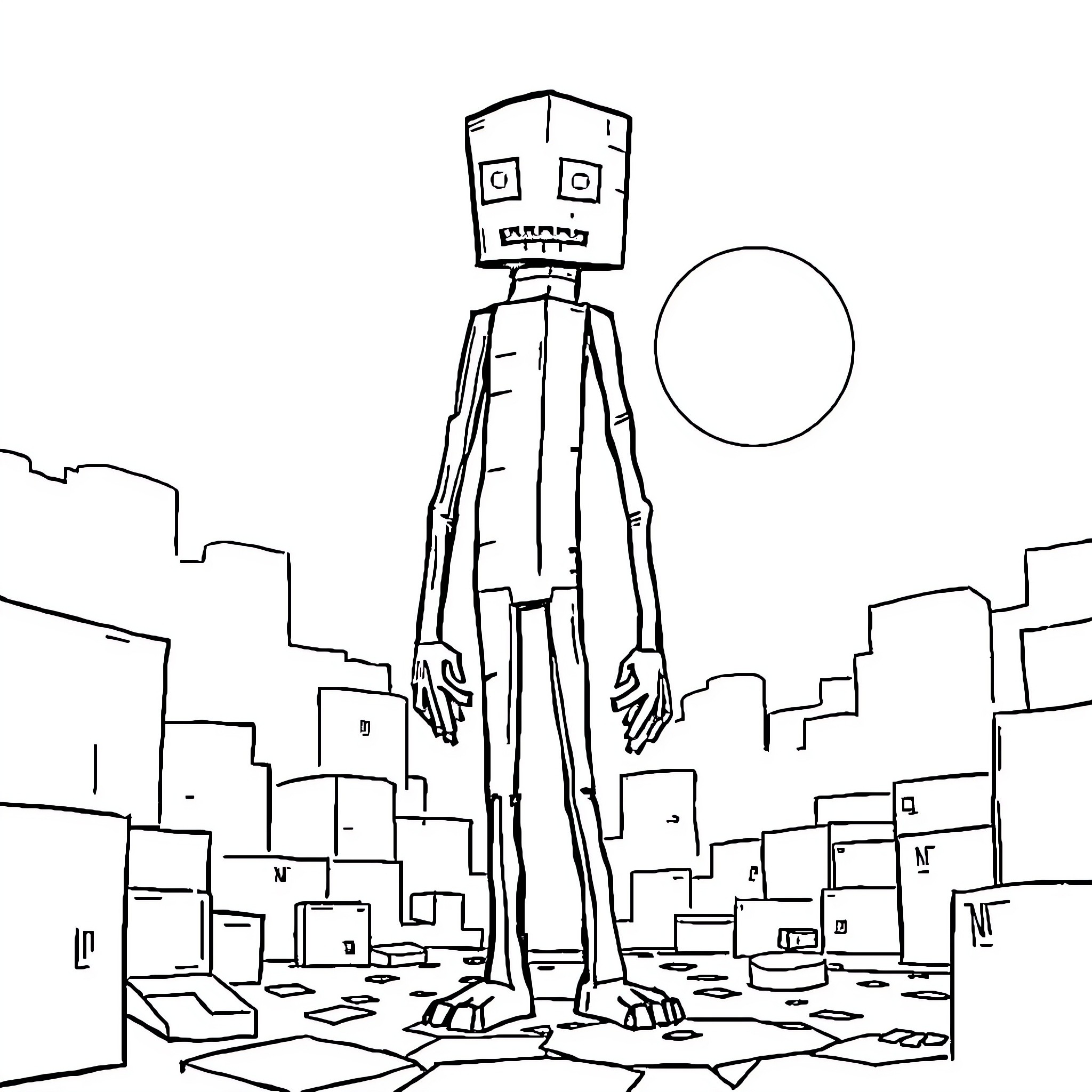 Best Enderman Coloring Pages (Free Printable PDF)