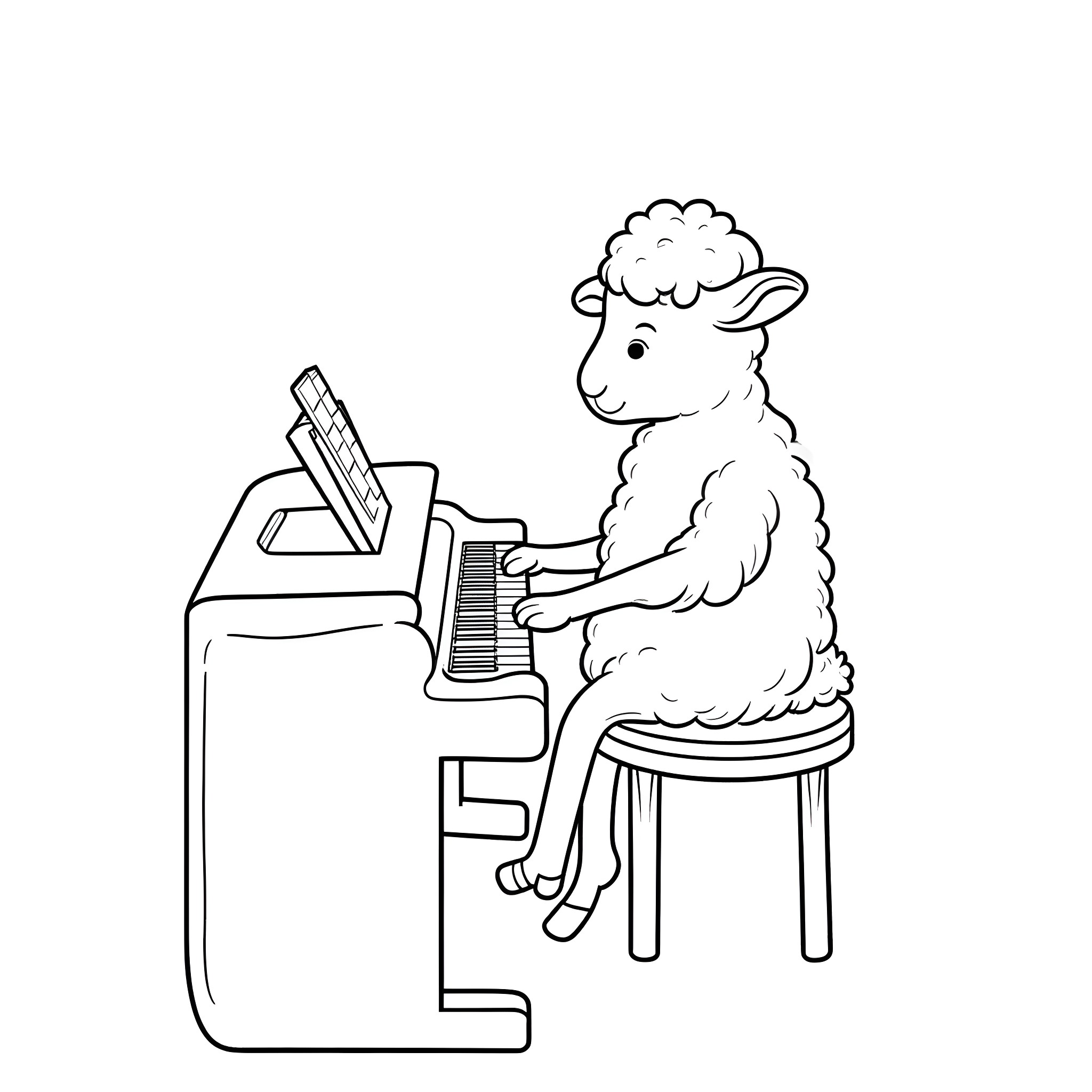 Best Sheep Coloring Pages (Free Printable PDF)