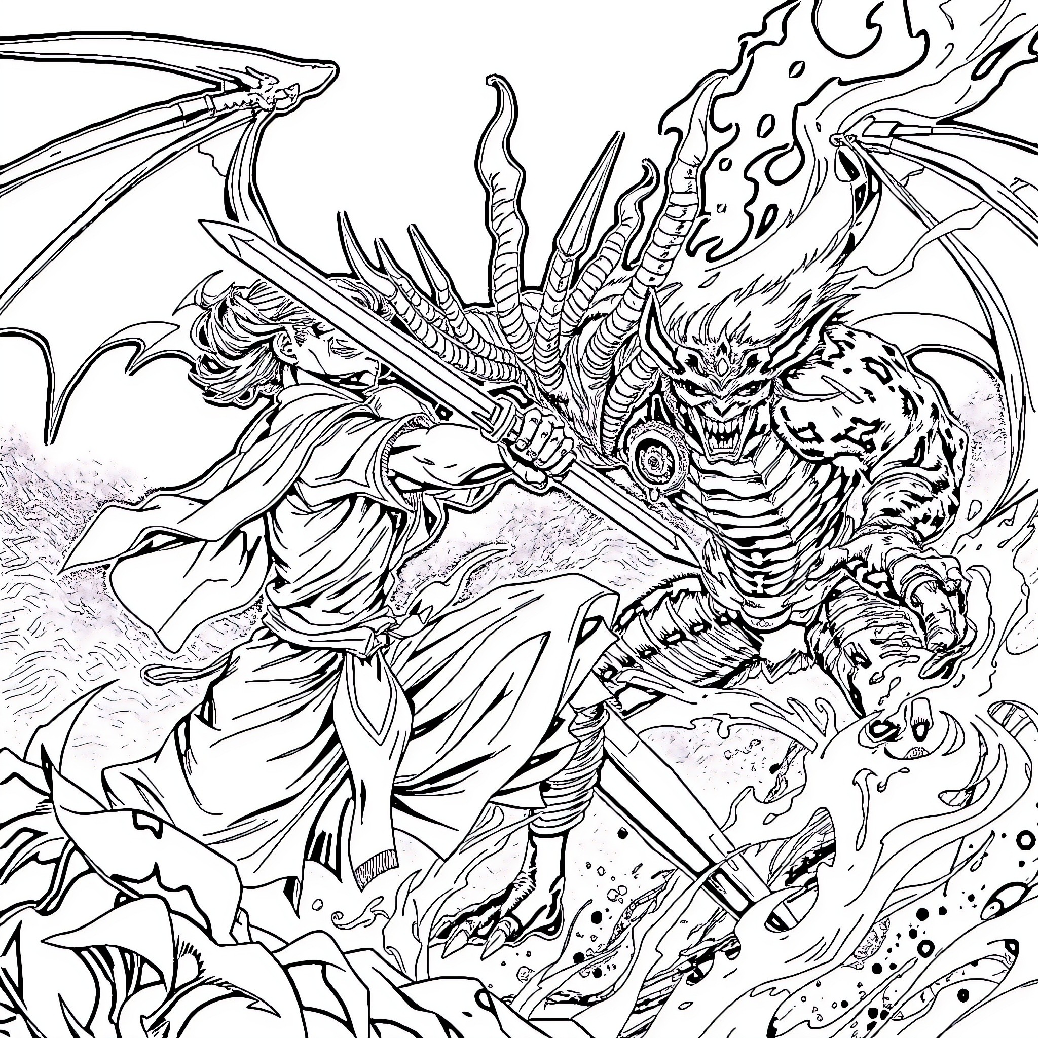 Best Demon Slayer Coloring Pages (Free Printable PDF)