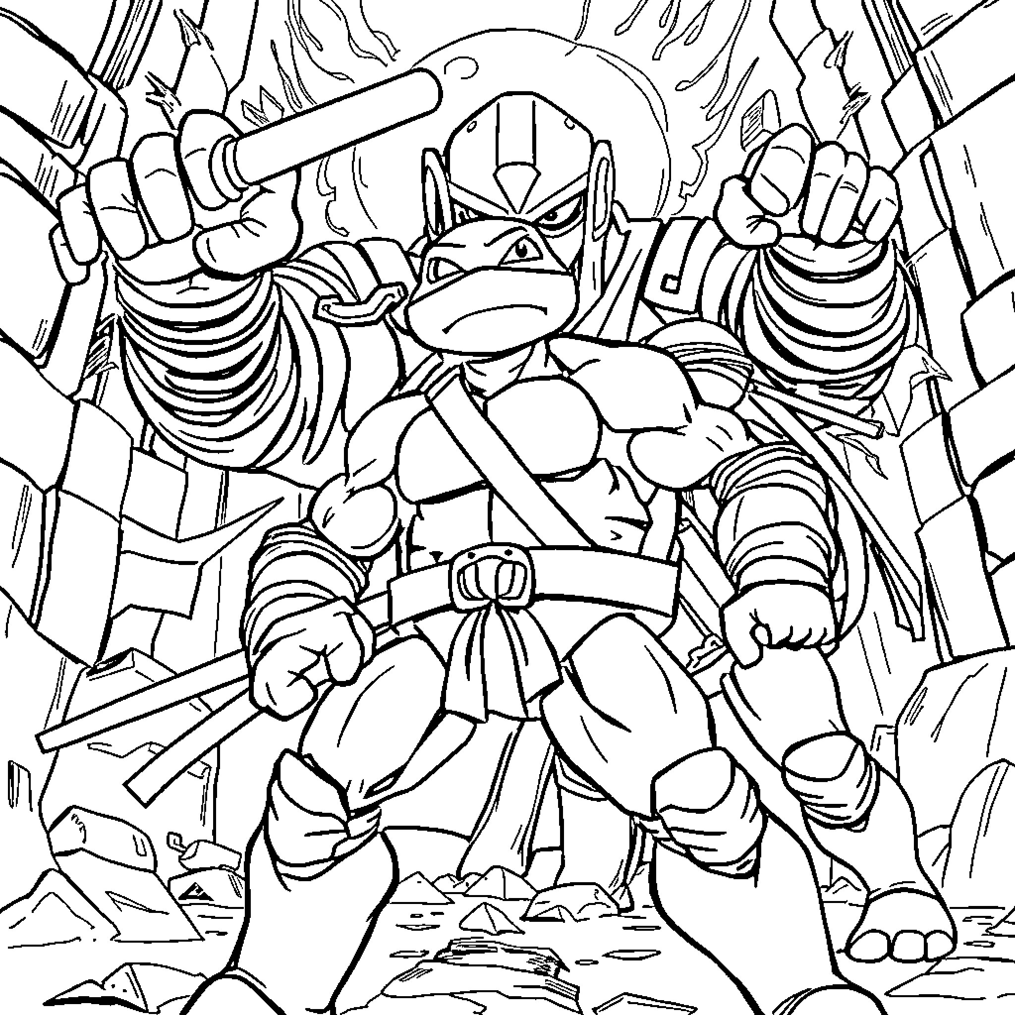Best Donatello Coloring Pages (Free Printable PDF)
