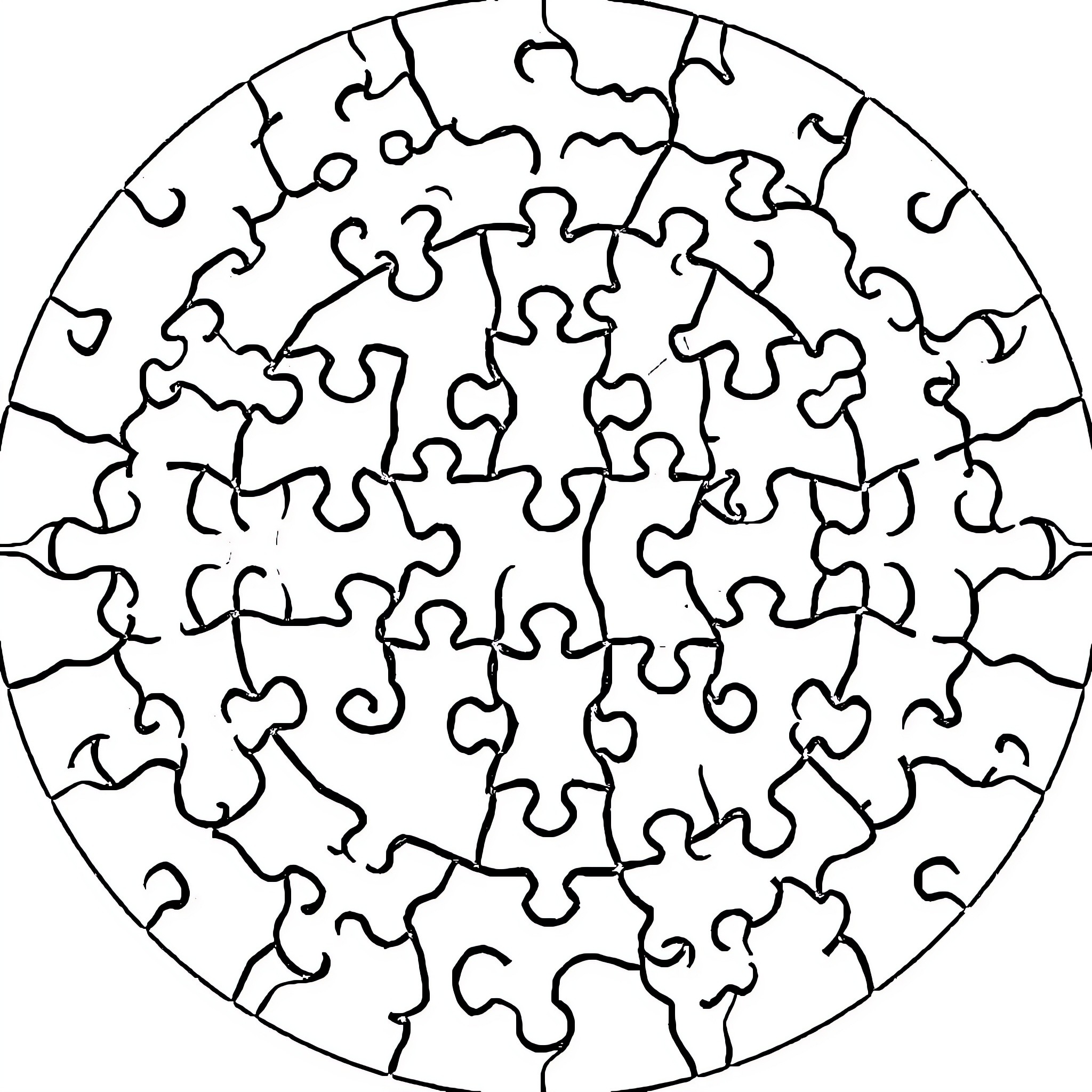 Best Jigsaw Coloring Pages (Free Printable PDF)