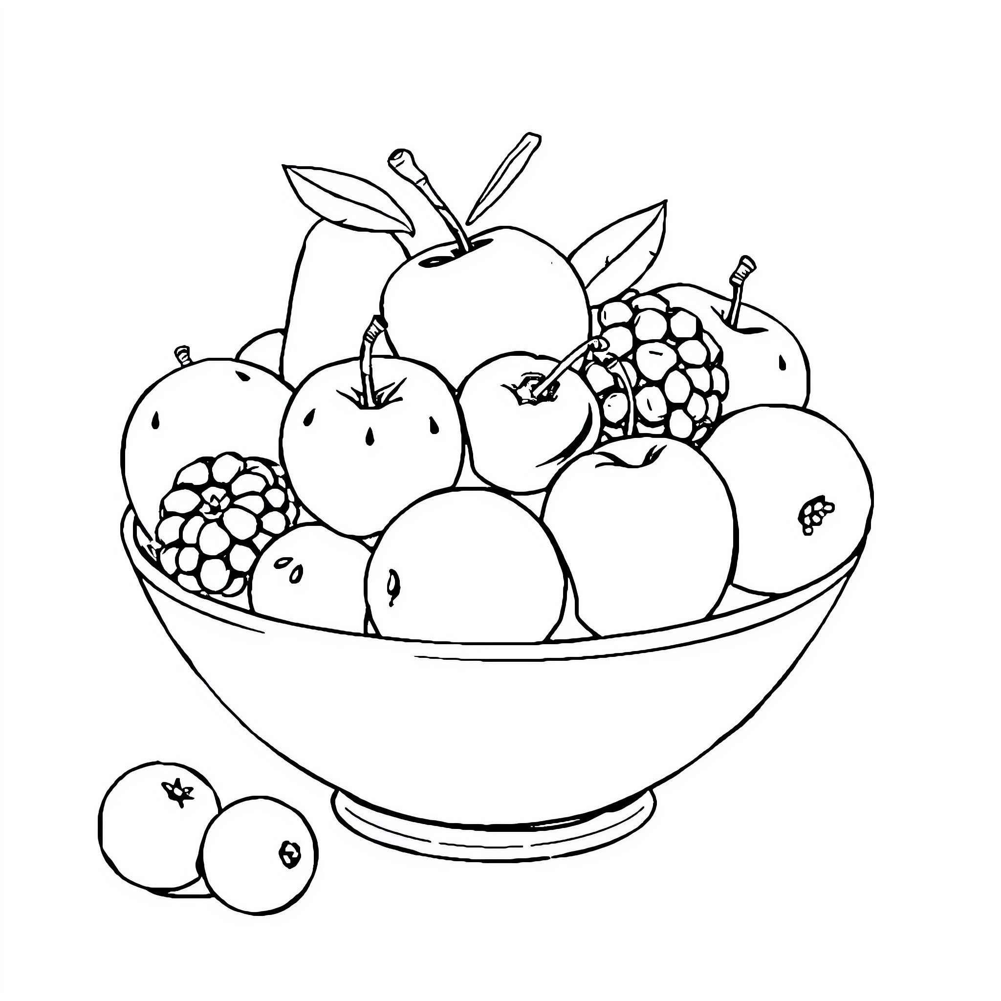 Best Fruit Coloring Pages (Free Printable PDF)