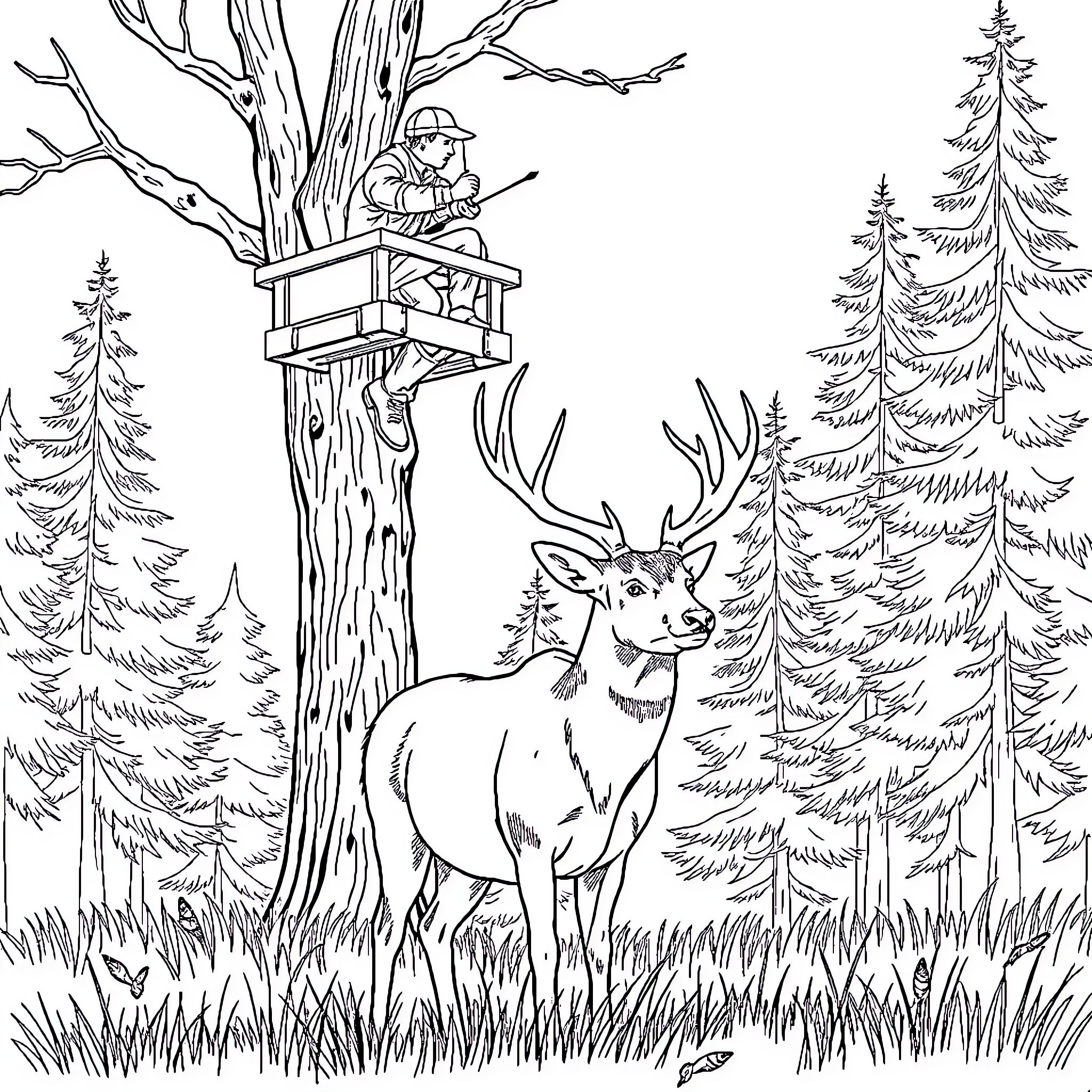 Best Buck Coloring Pages (Free Printable PDF)
