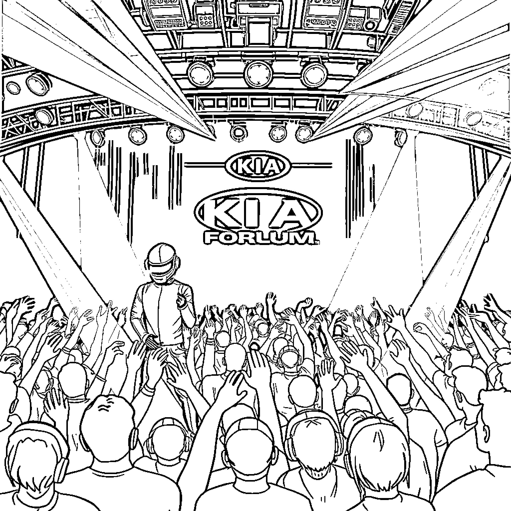 Best Daft Punk Coloring Pages (Free Printable PDF)