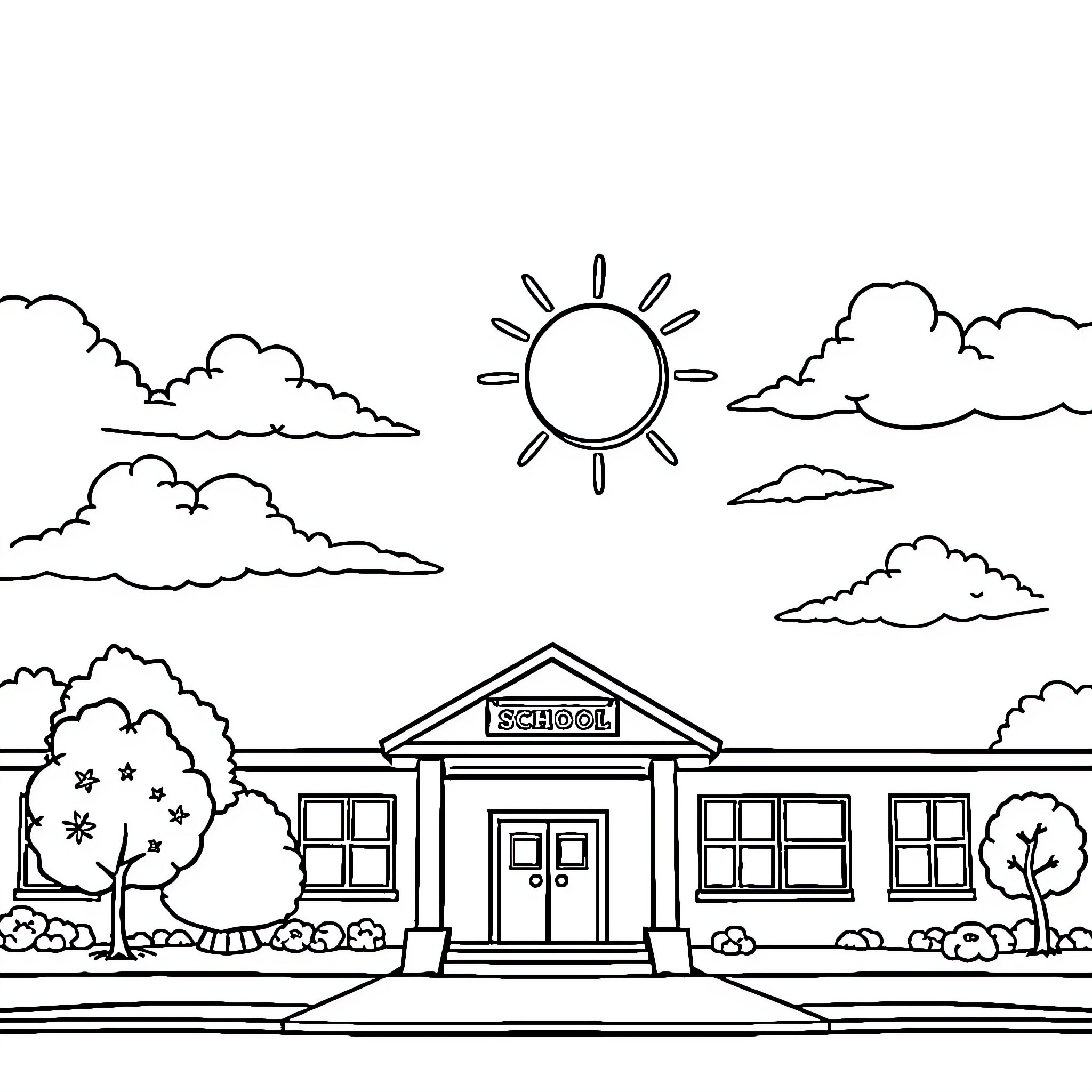 Best School Coloring Pages (Free Printable PDF)