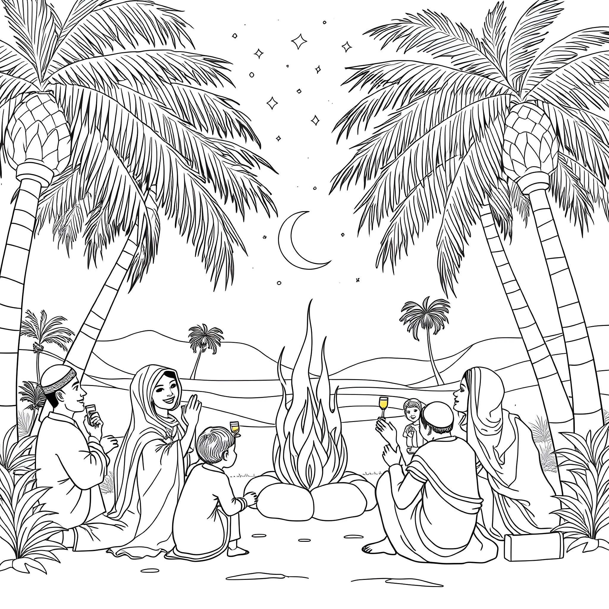 2 Best Muharram Coloring Pages (Free Printable PDFs)