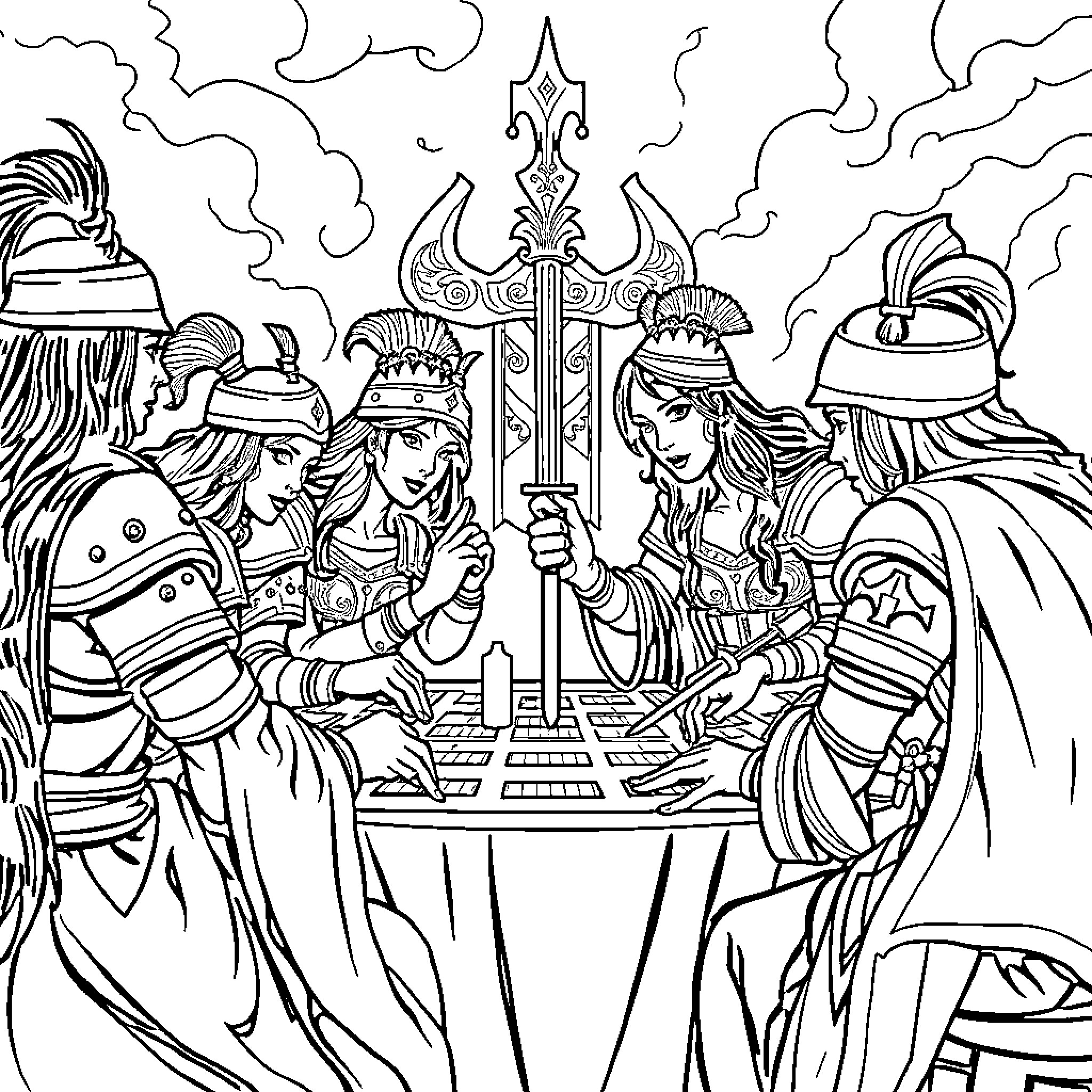 Best Warrior Coloring Pages (Free Printable PDF)
