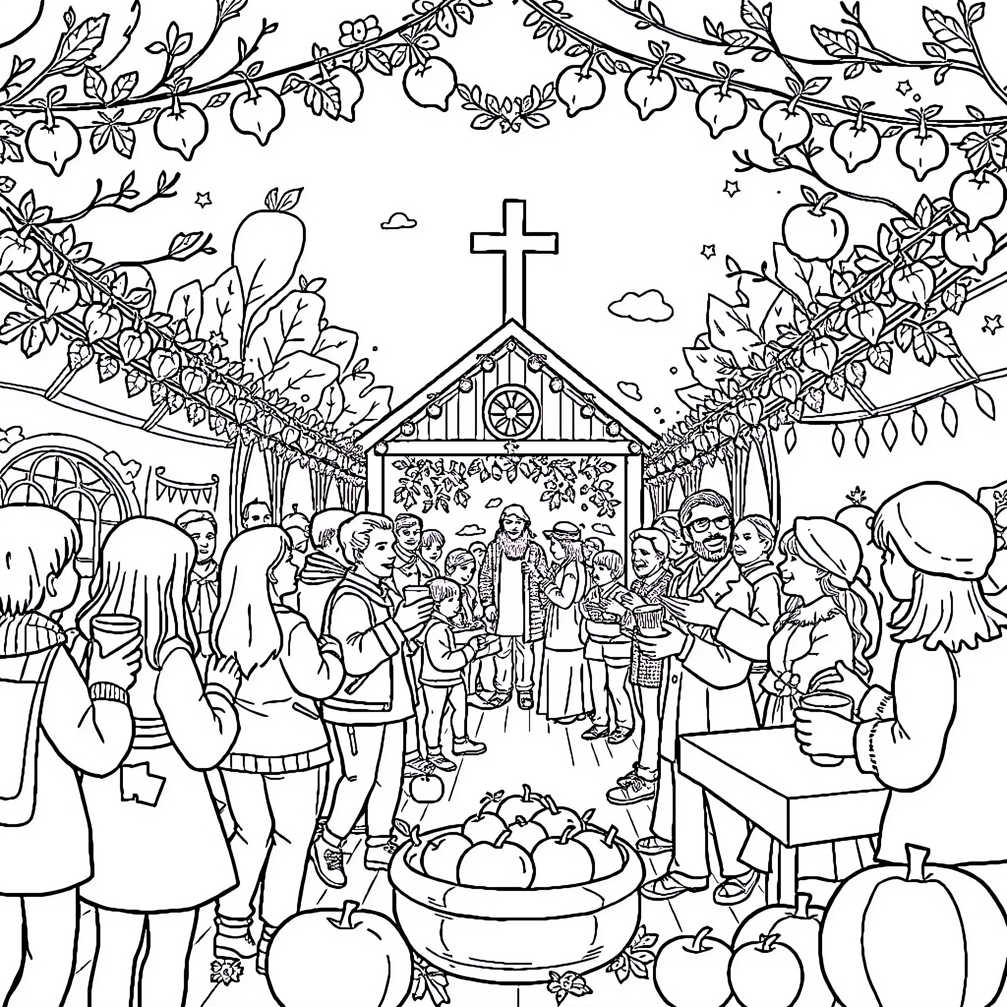 Best Festival Coloring Pages (Free Printable PDF)