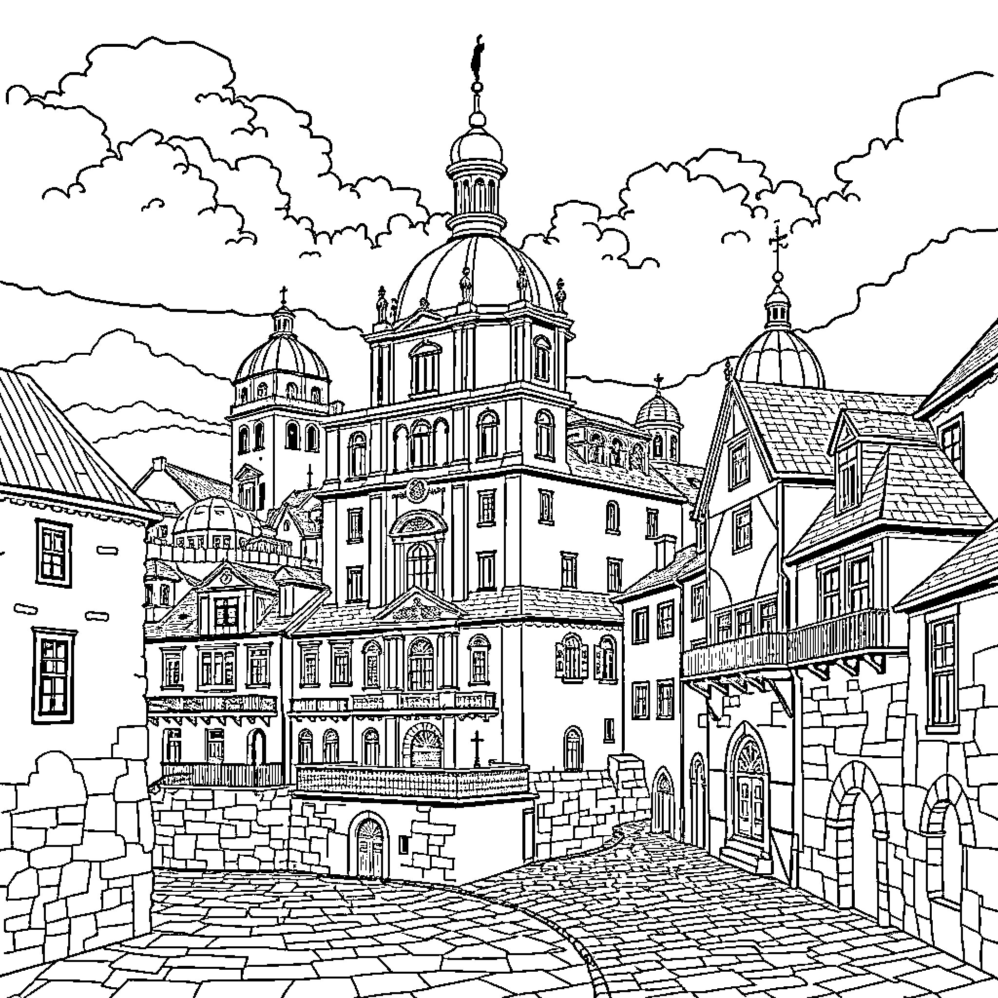 Best Historical Place Coloring Pages (Free Printable PDF)