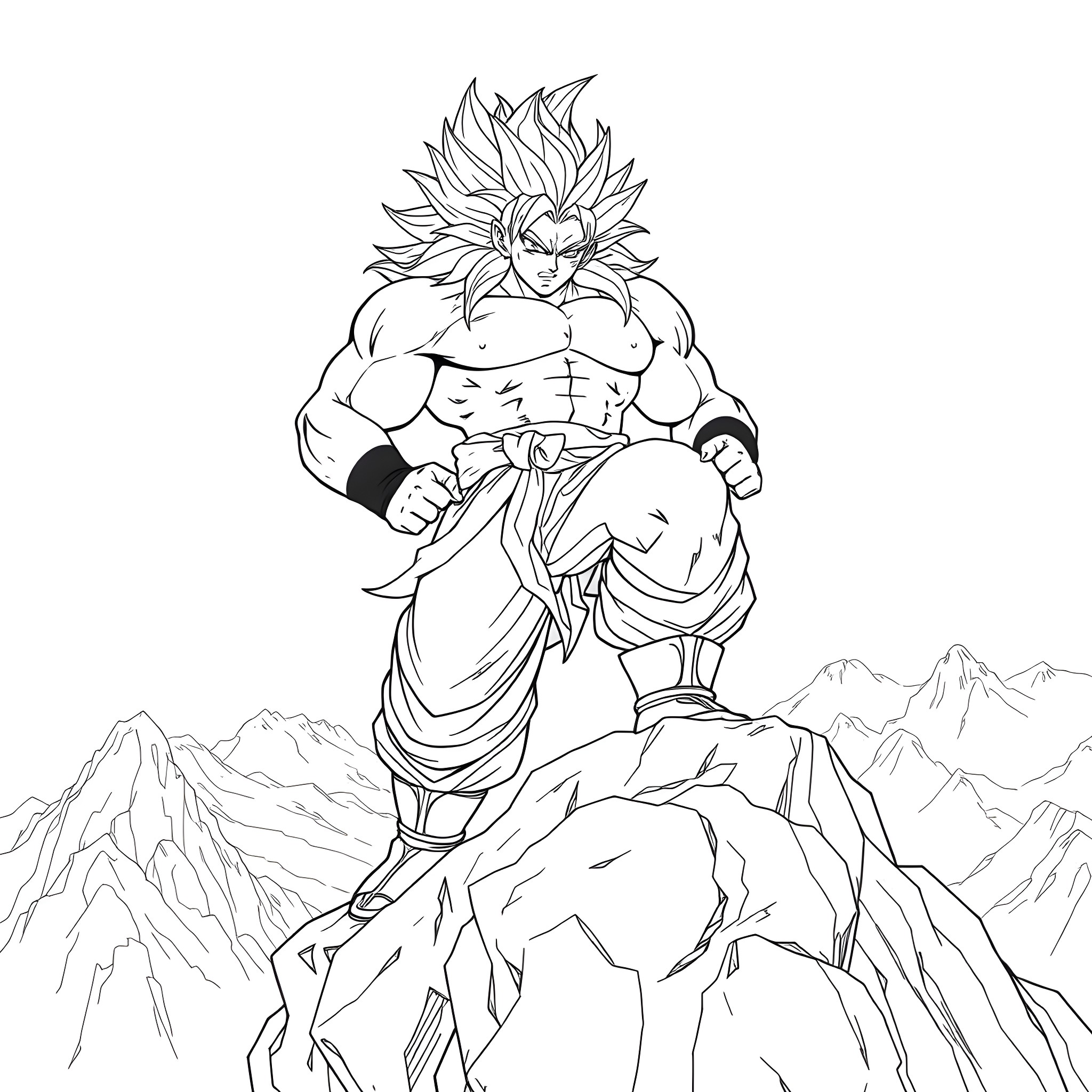 18 Best Broly Coloring Pages (Free Printable PDFs)