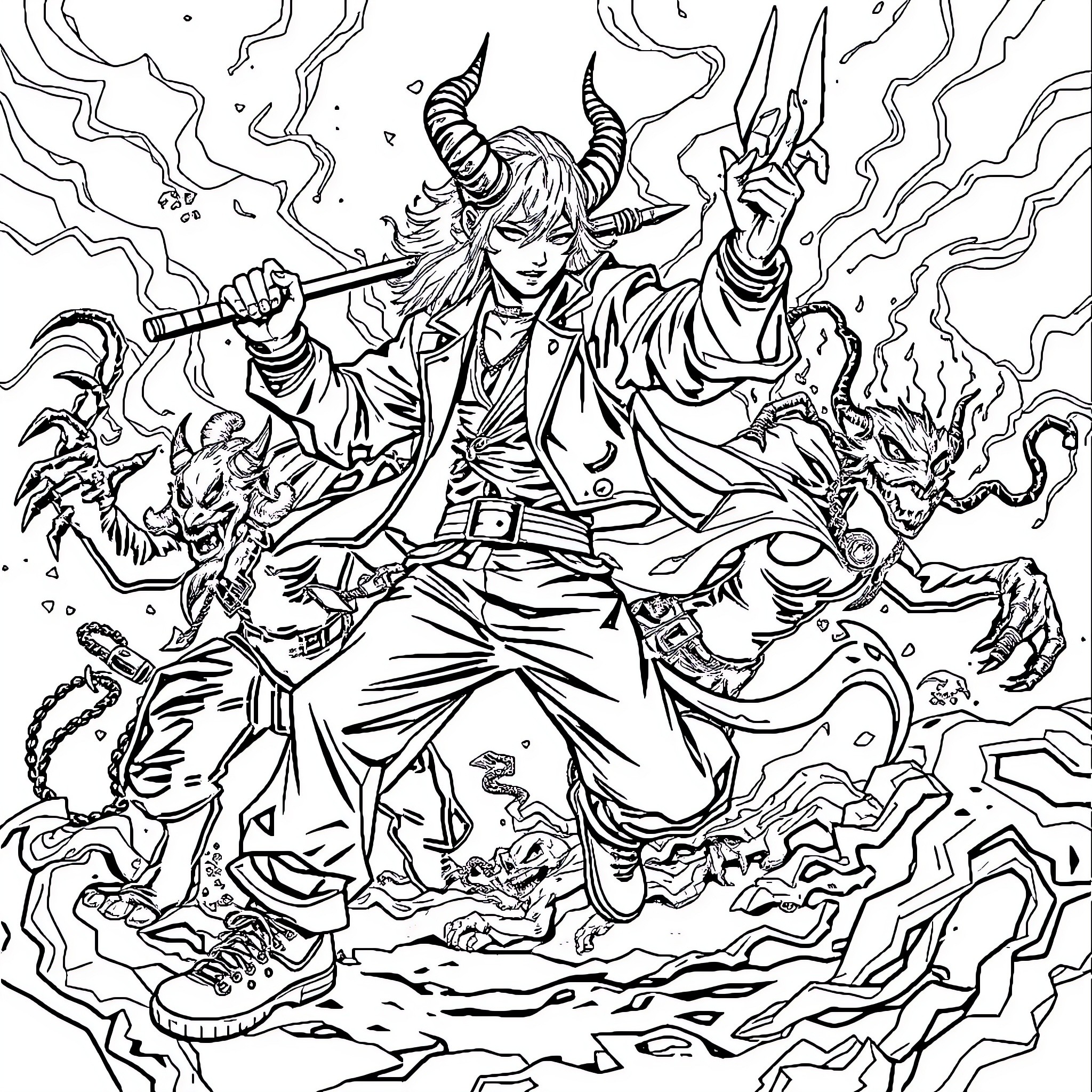 Best Demon Slayer Coloring Pages (Free Printable PDF)