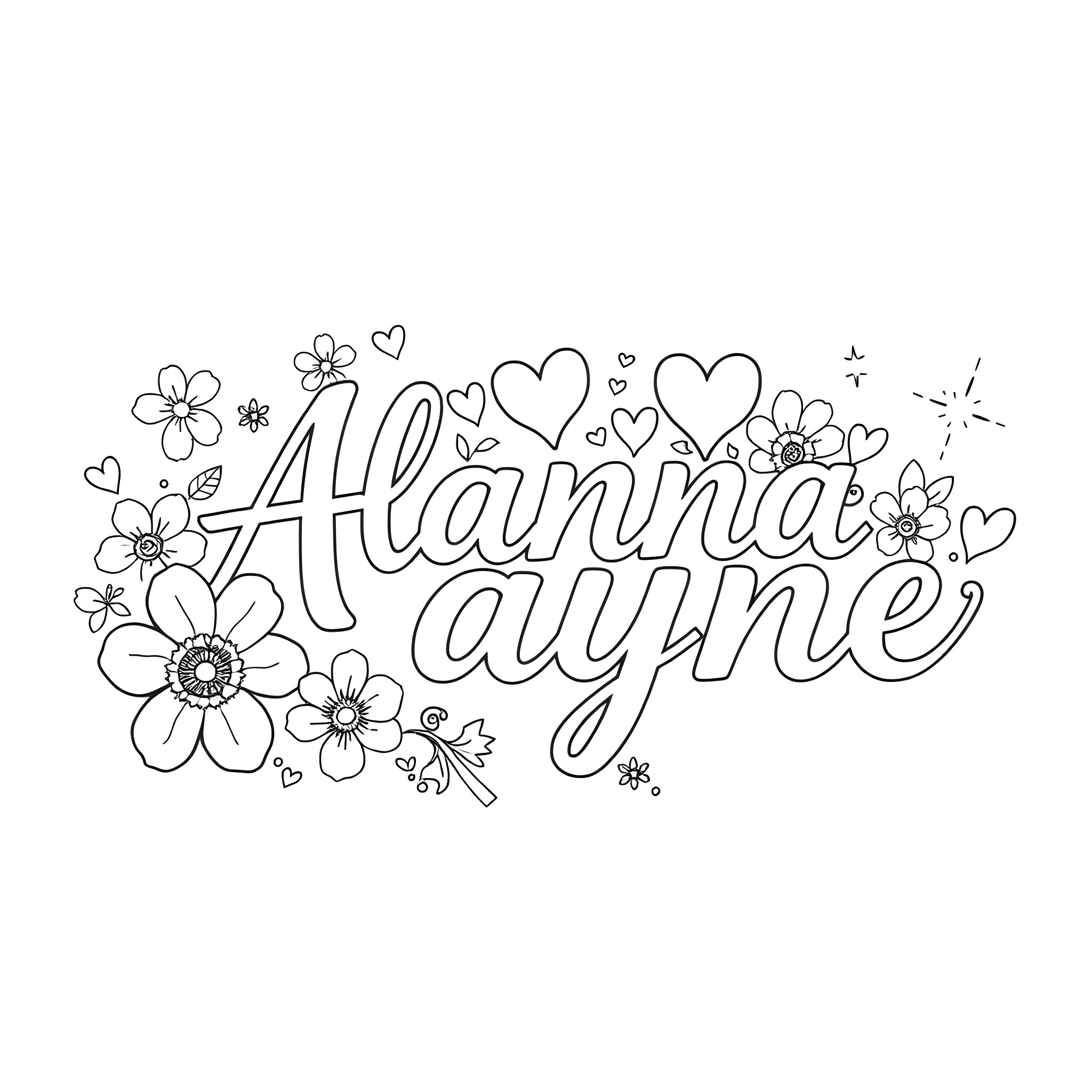 40 Best Cursive Font Coloring Pages (Free Printable PDFs)