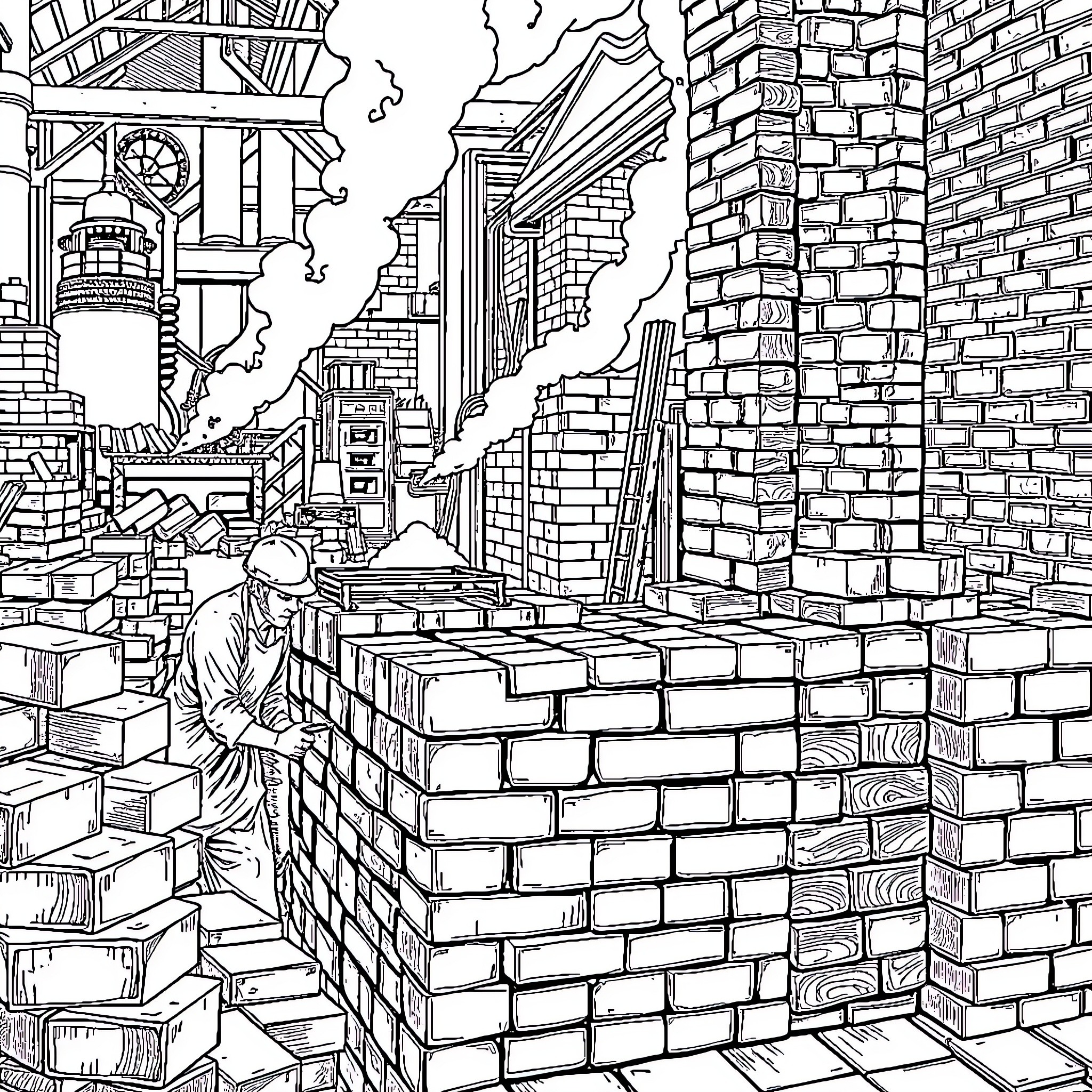 Best Brick Coloring Pages (Free Printable PDF)