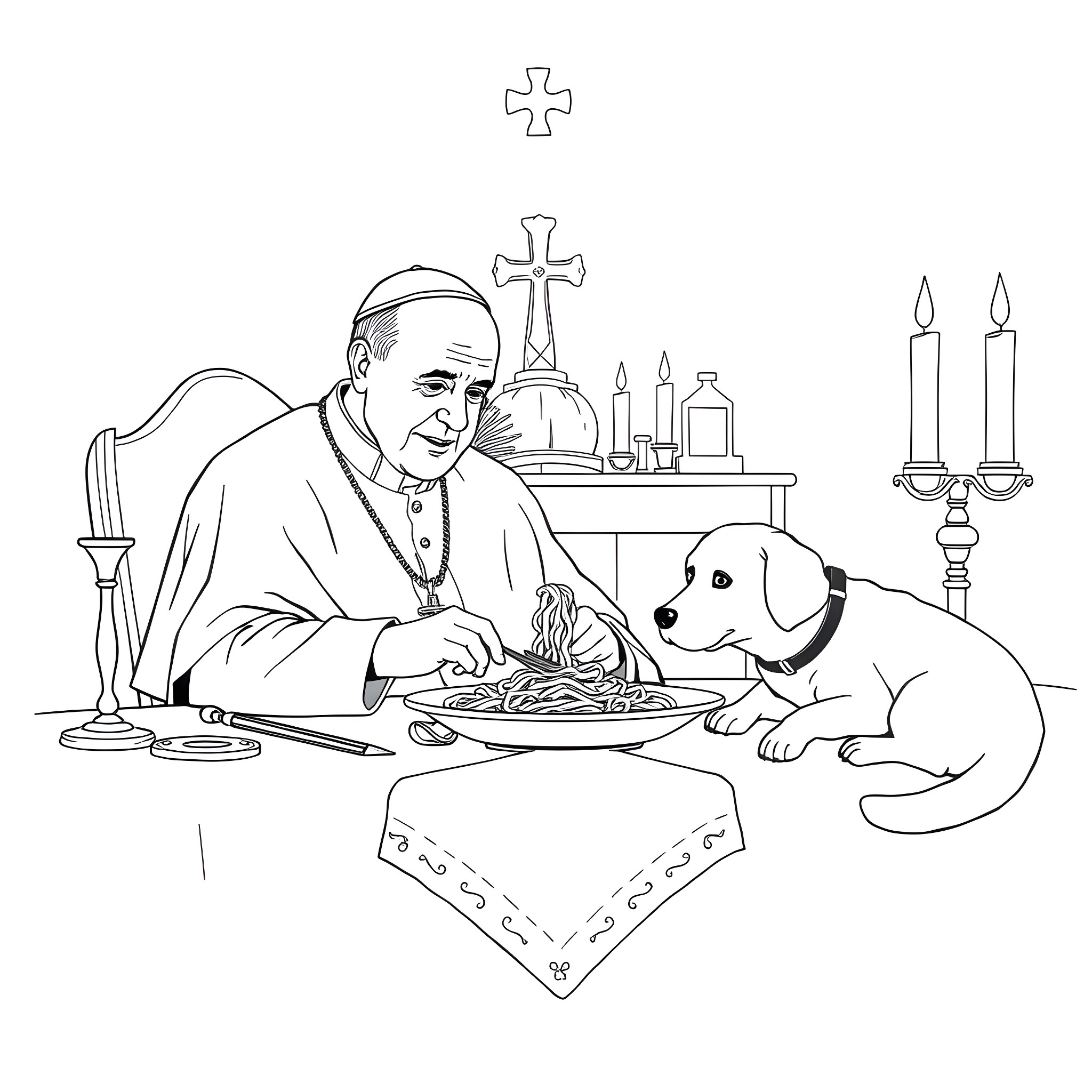 Best Pope Coloring Pages (Free Printable PDF)