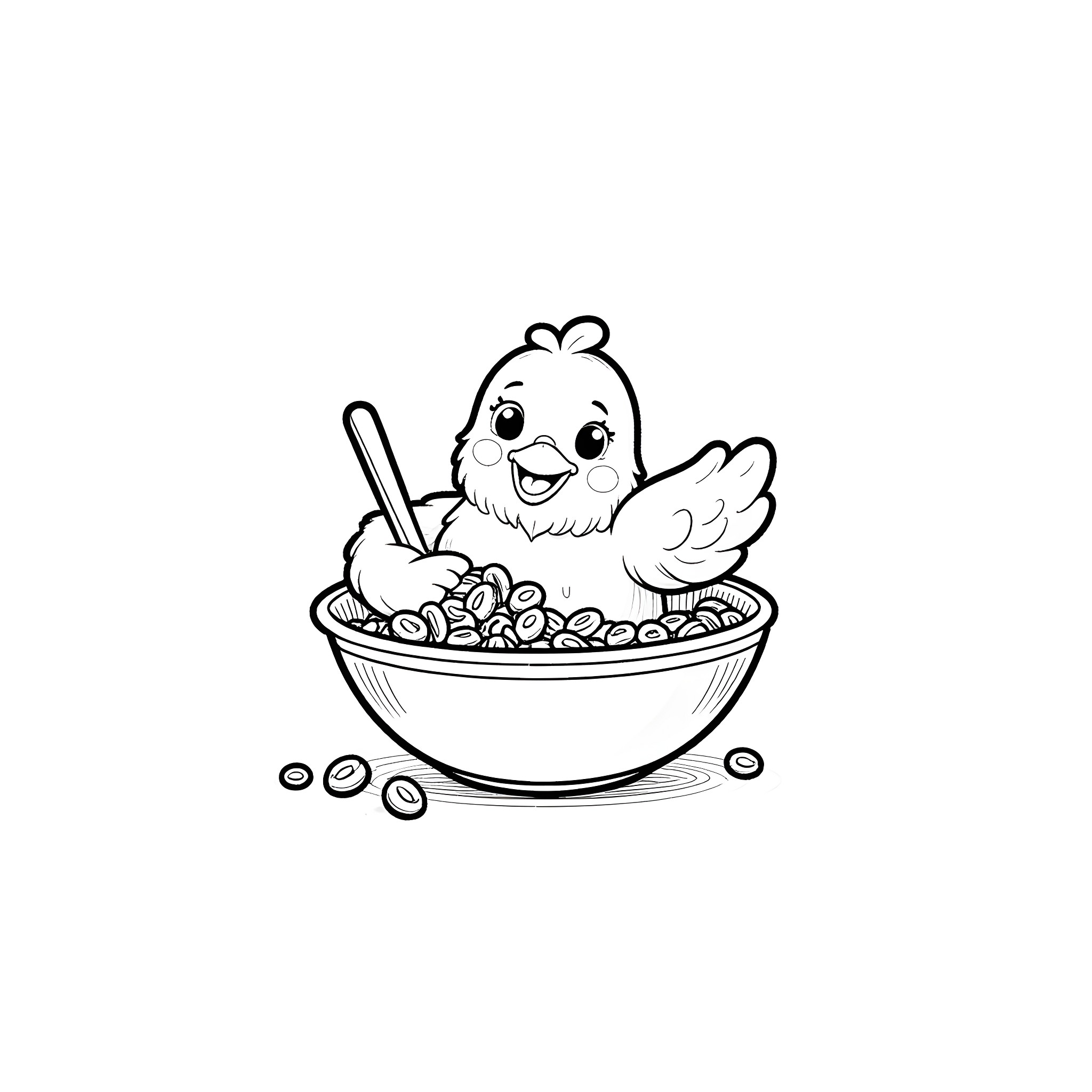 Best Chicken Nugget Coloring Pages (Free Printable PDF)