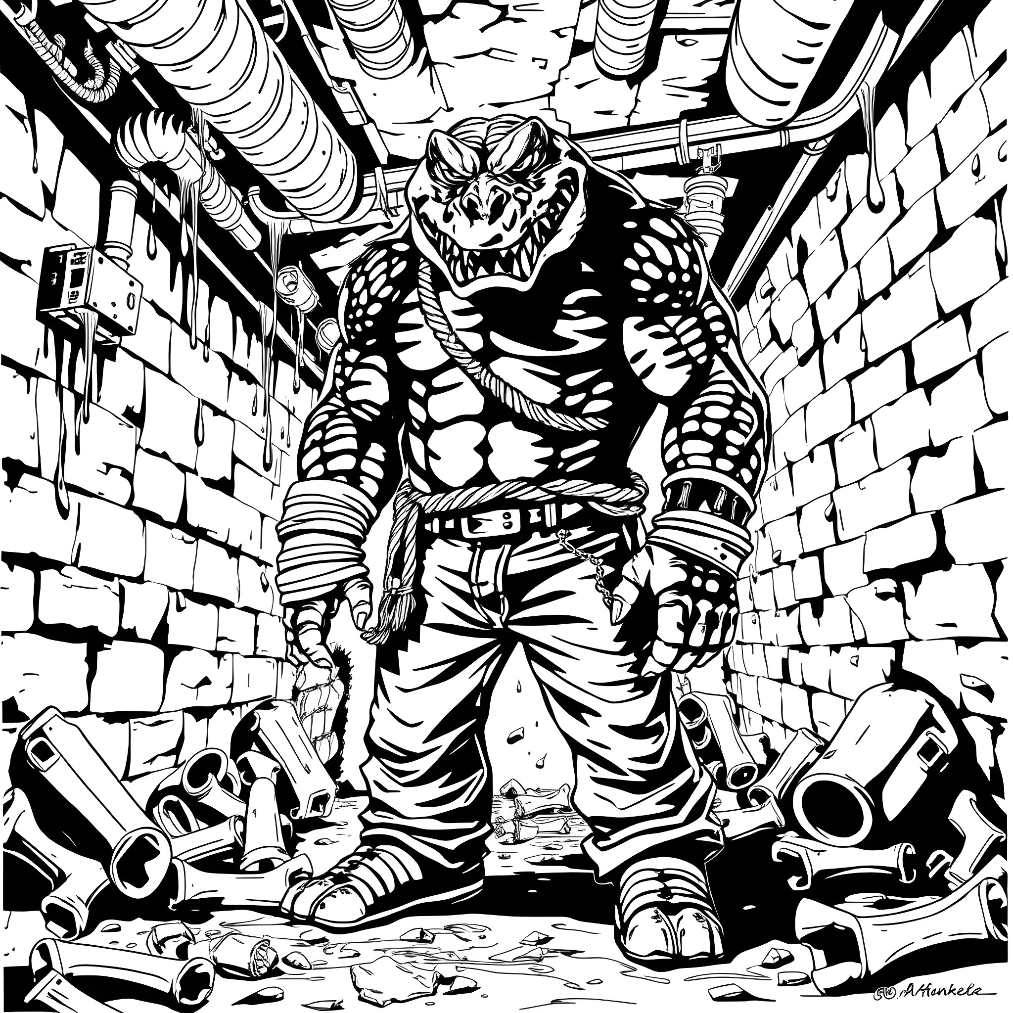 47 Best Killer Croc Coloring Pages (Free Printable PDFs)