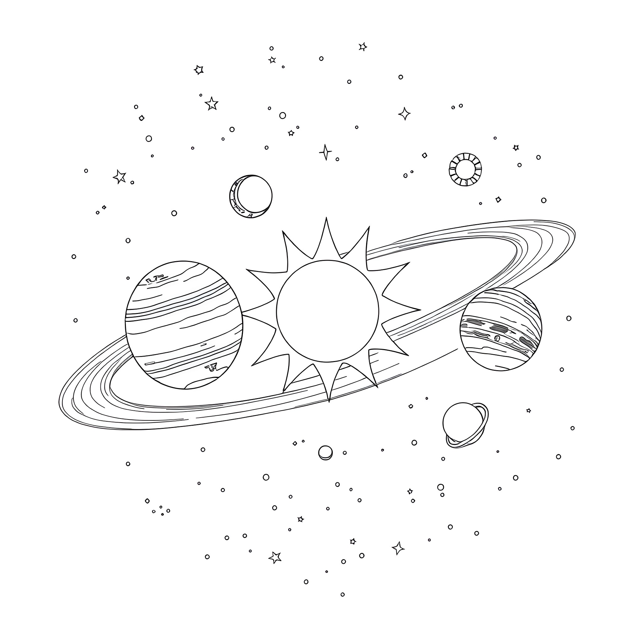 Best Solar System Coloring Pages (Free Printable PDF)